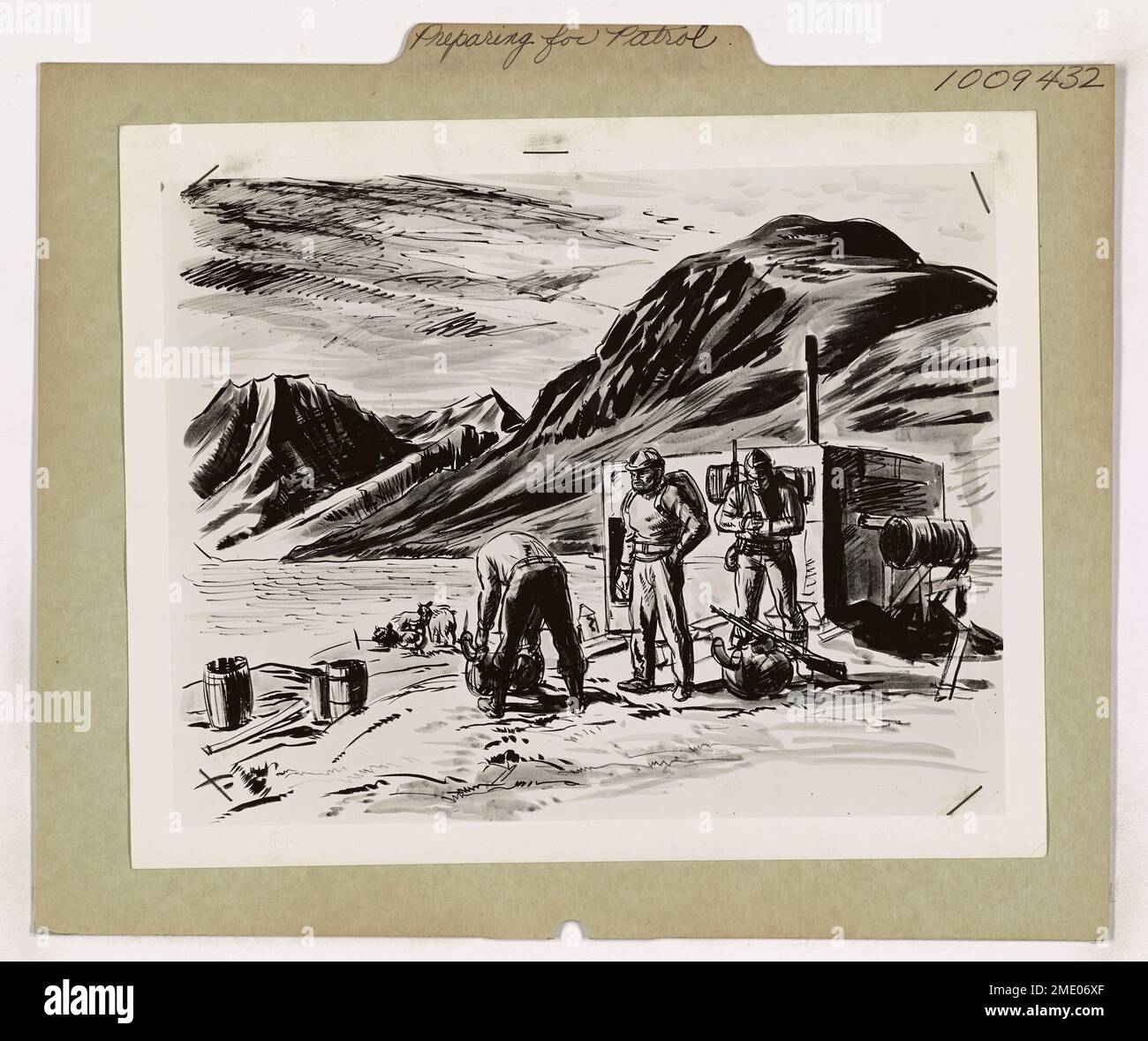 This image shows American and Greenlandic Army personnel preparing for ...