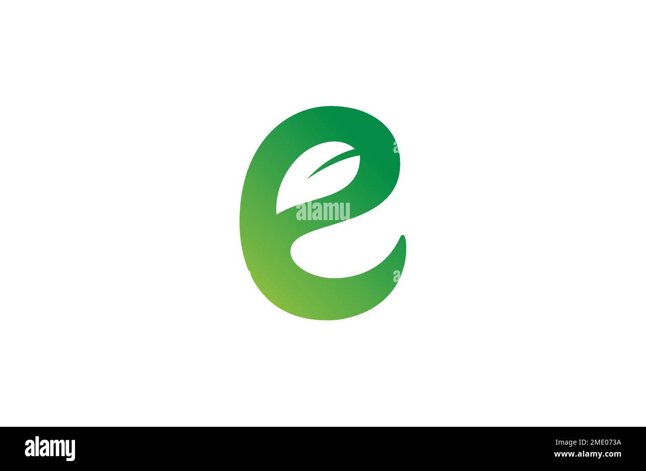 Eco Natural Letter E Green Leaf Logo Vector Symbol Design Illustration ...