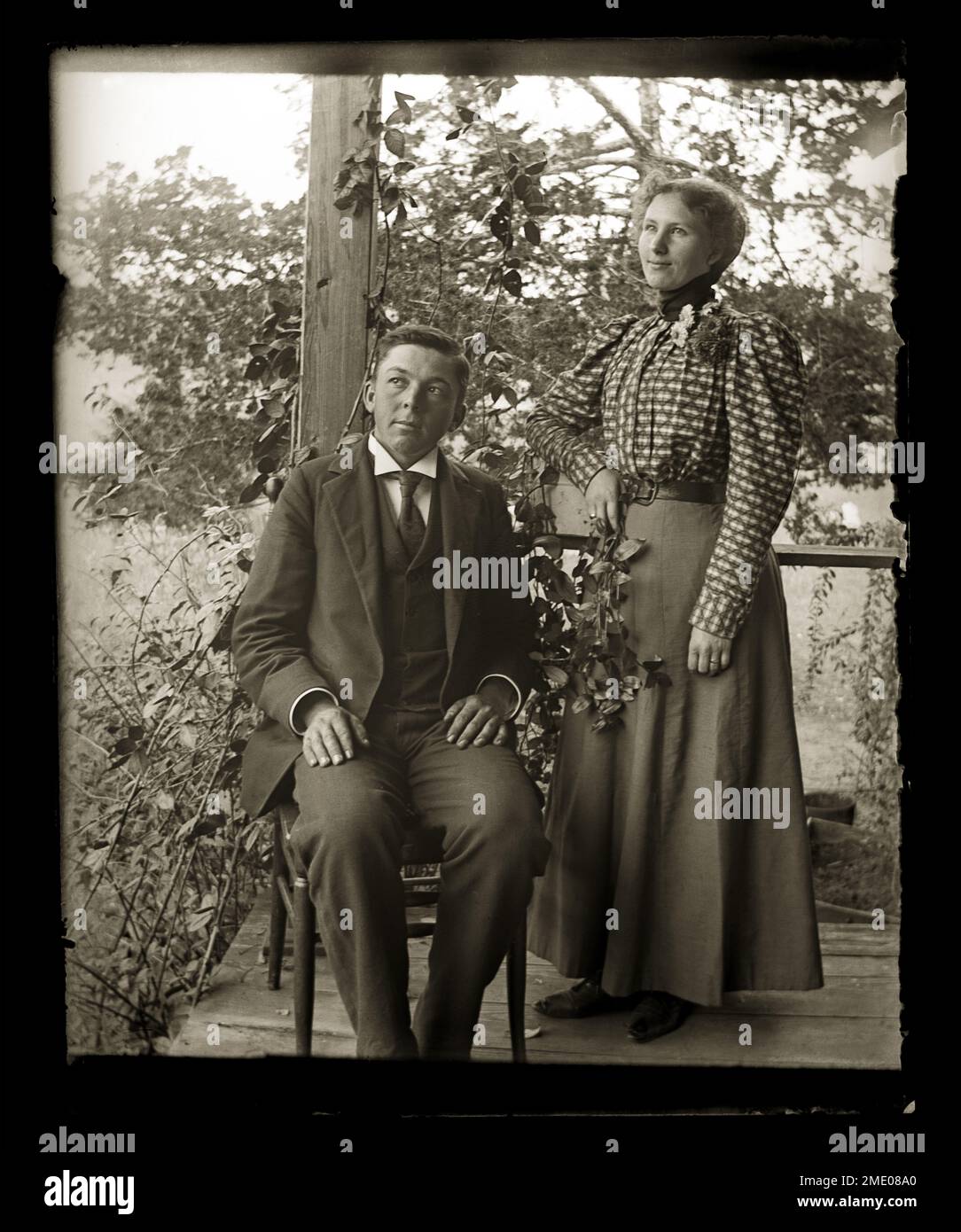 Husband and Wife Victorian-era Portrait, Circa 1890 Stock Photo - Alamy