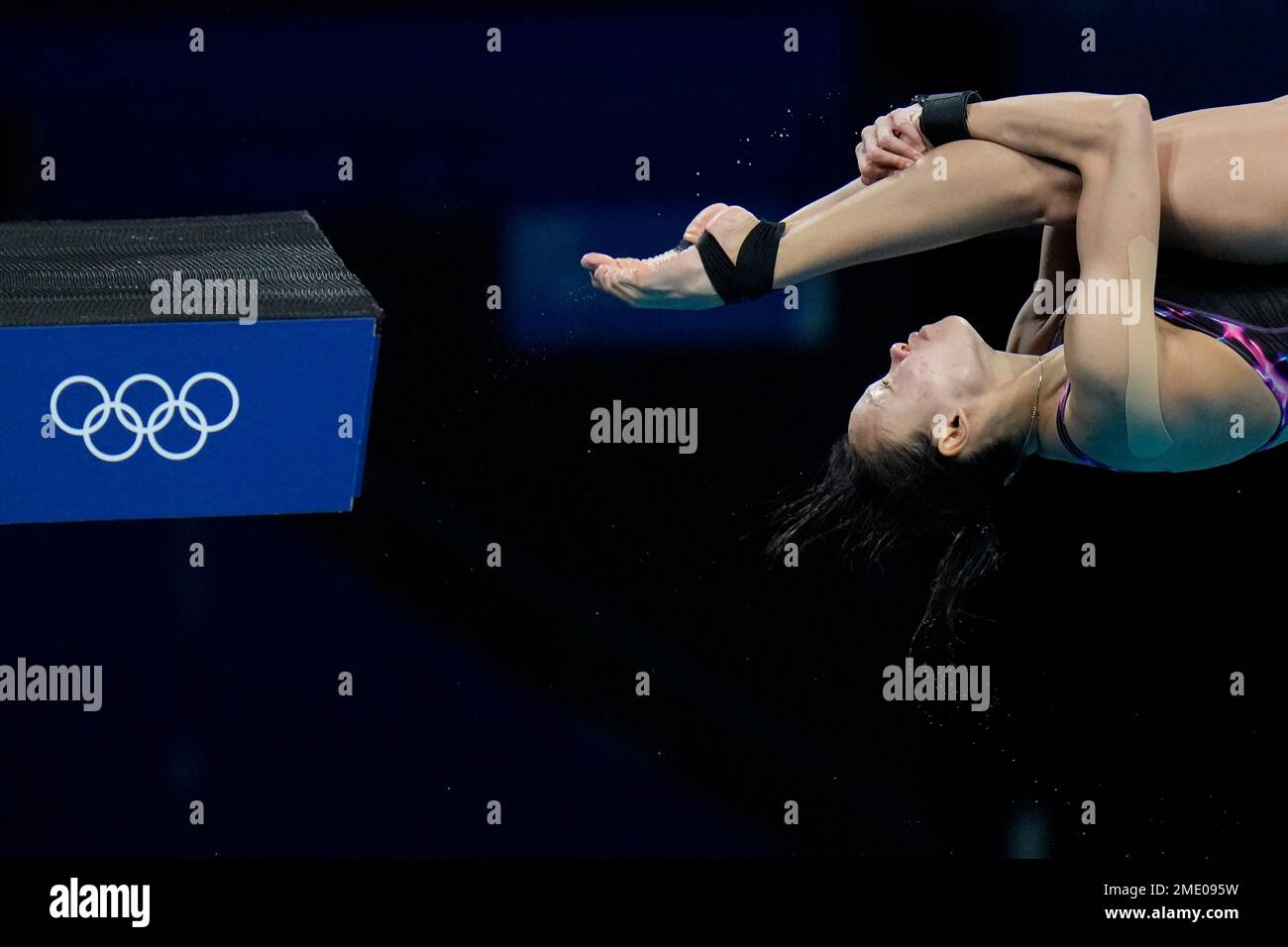 Pandelela Pamg of Malaysia competes in women's diving 10-meter platform ...