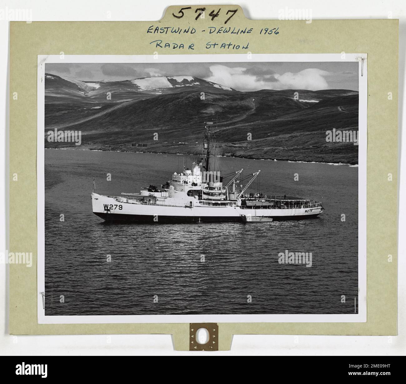 The U.S. Coast Guard icebreaker Eastwind is stationed offshore at a ...