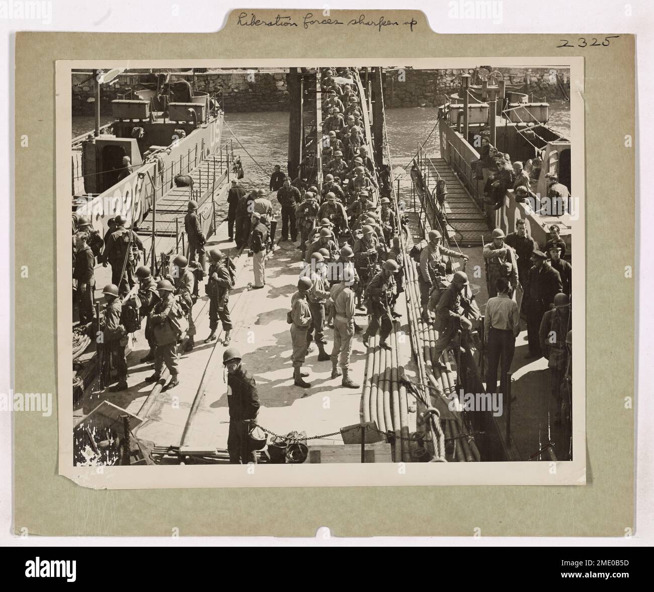 Before the D-Day invasion, U.S. Coast Guard and Navy-manned landing ...