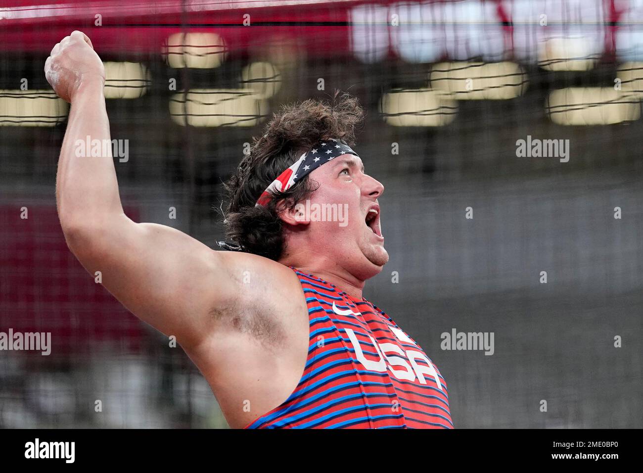 Daniel Haugh, of the United States, competes in the final of the men's ...