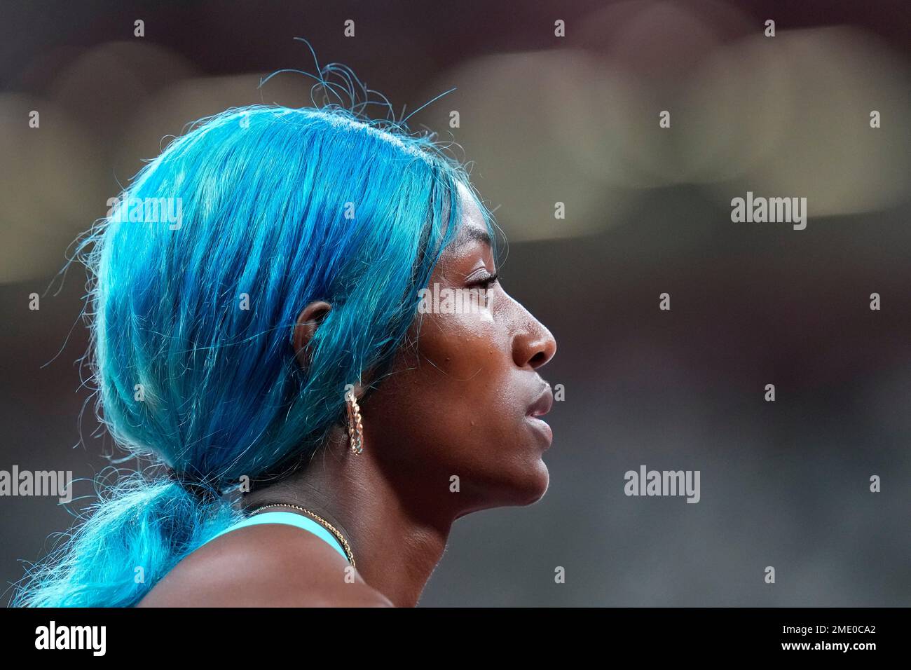 Shaunae Miller-Uibo, of the Bahamas, starts a women's 400-meter ...