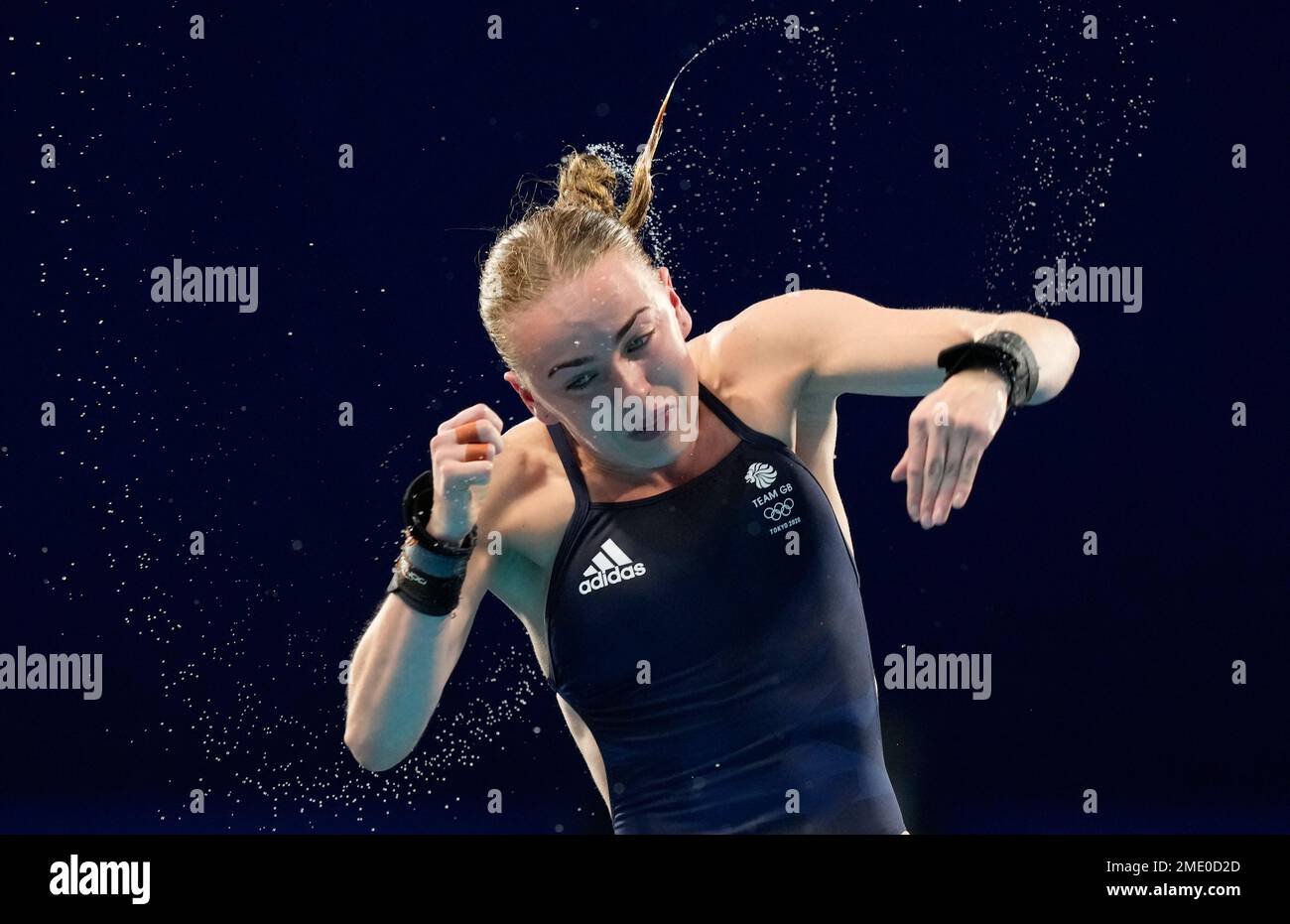 Lois Toulson of Britain competes in women's diving 10m platform ...