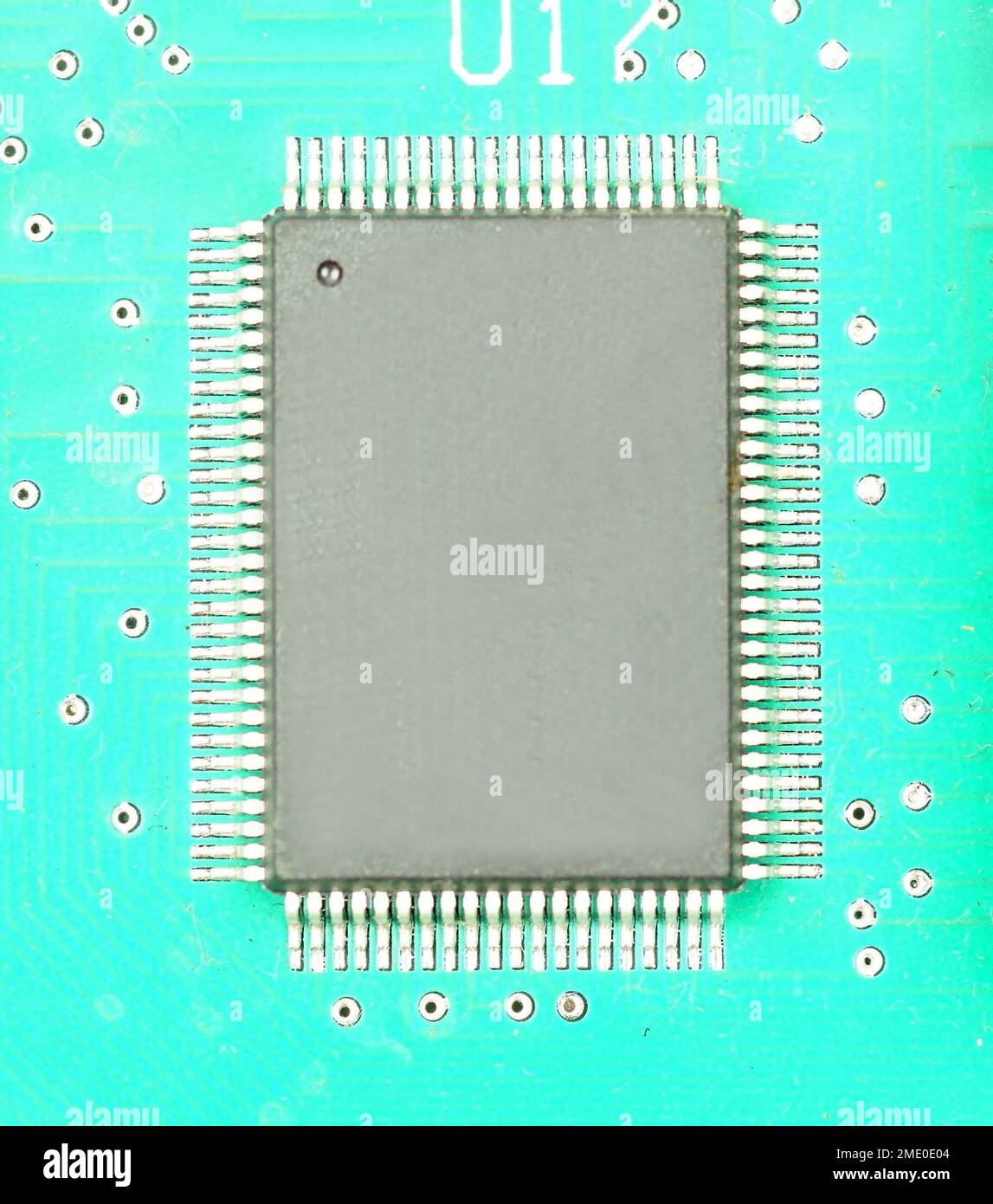 A IC soldered on PCB boards Stock Photo - Alamy