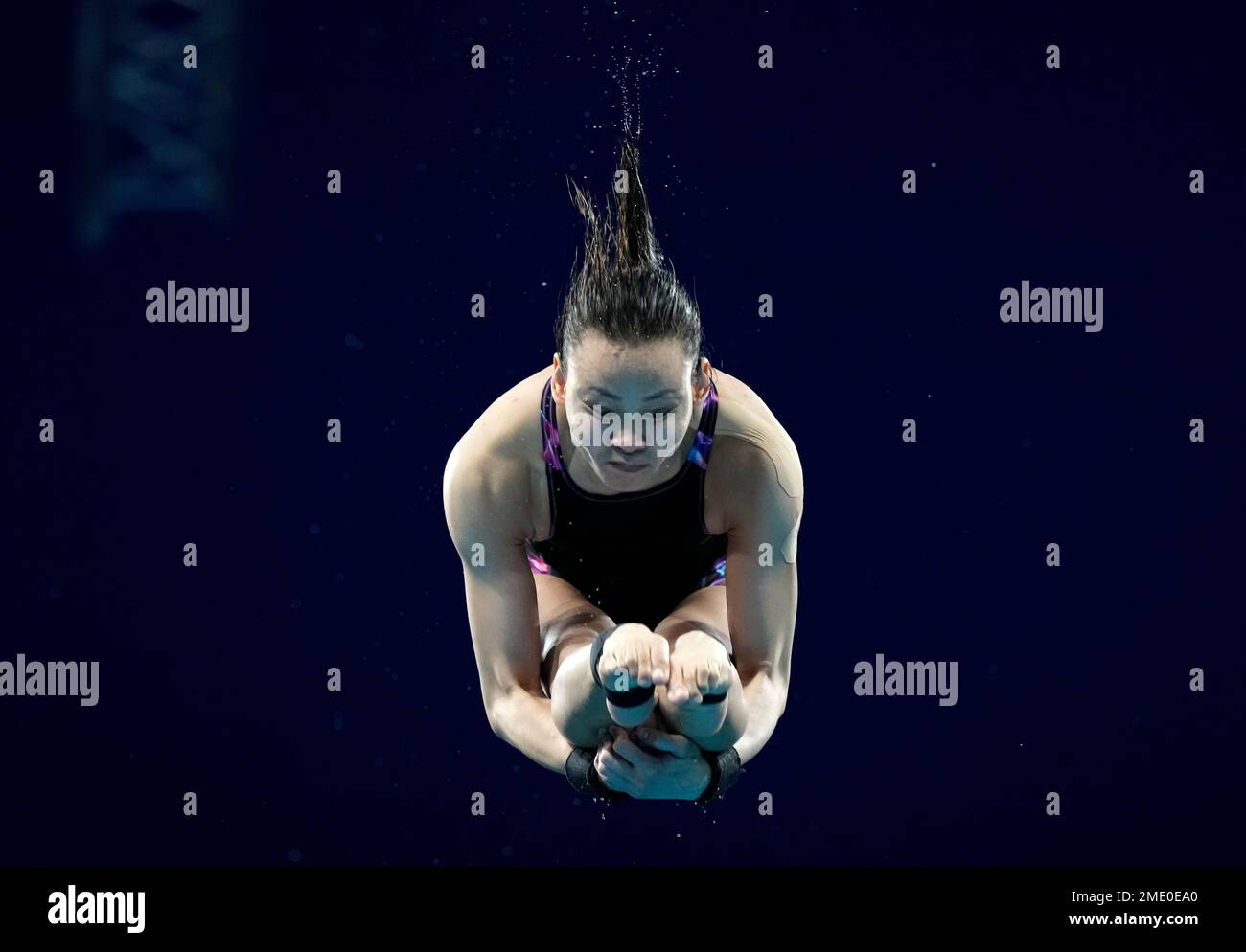 Pandelela Pamg of Malaysia competes in women's diving 10m platform ...