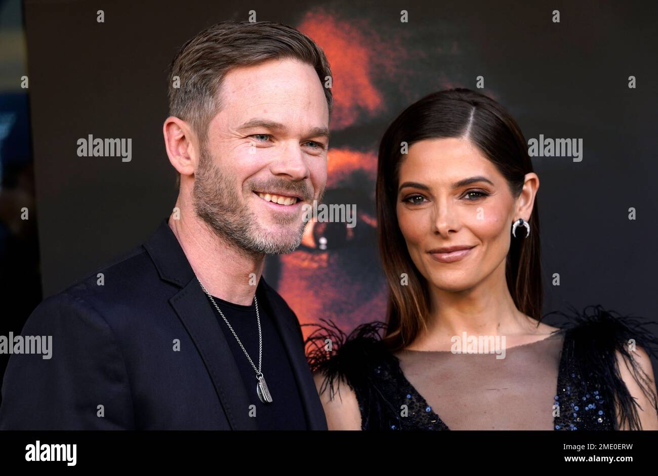 Shawn Ashmore, left, and Ashley Greene, cast members in "Aftermath ...
