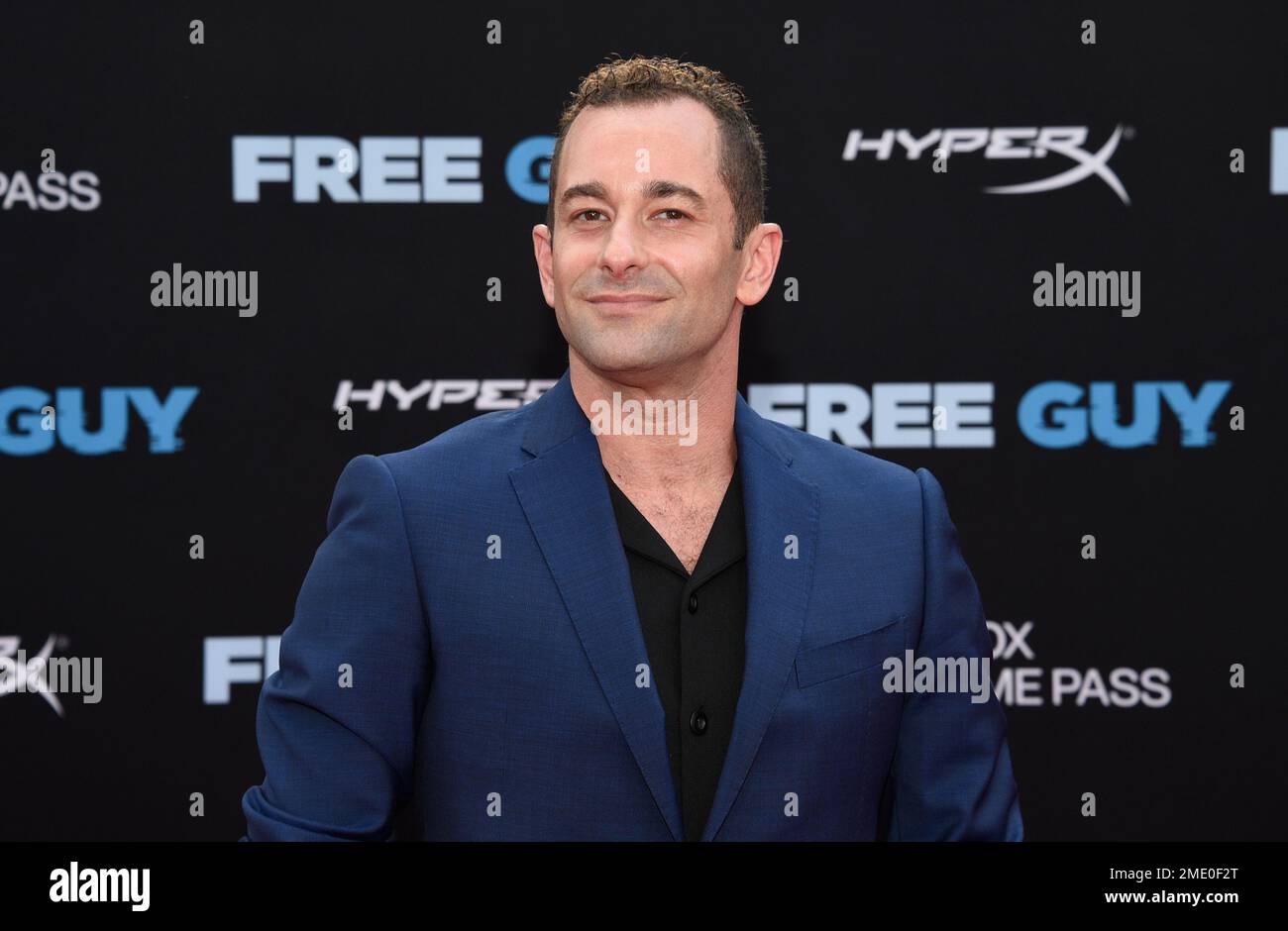 Production designer Ethan Tobman attends the world premiere of "Free Guy" at AMC Lincoln Square ...