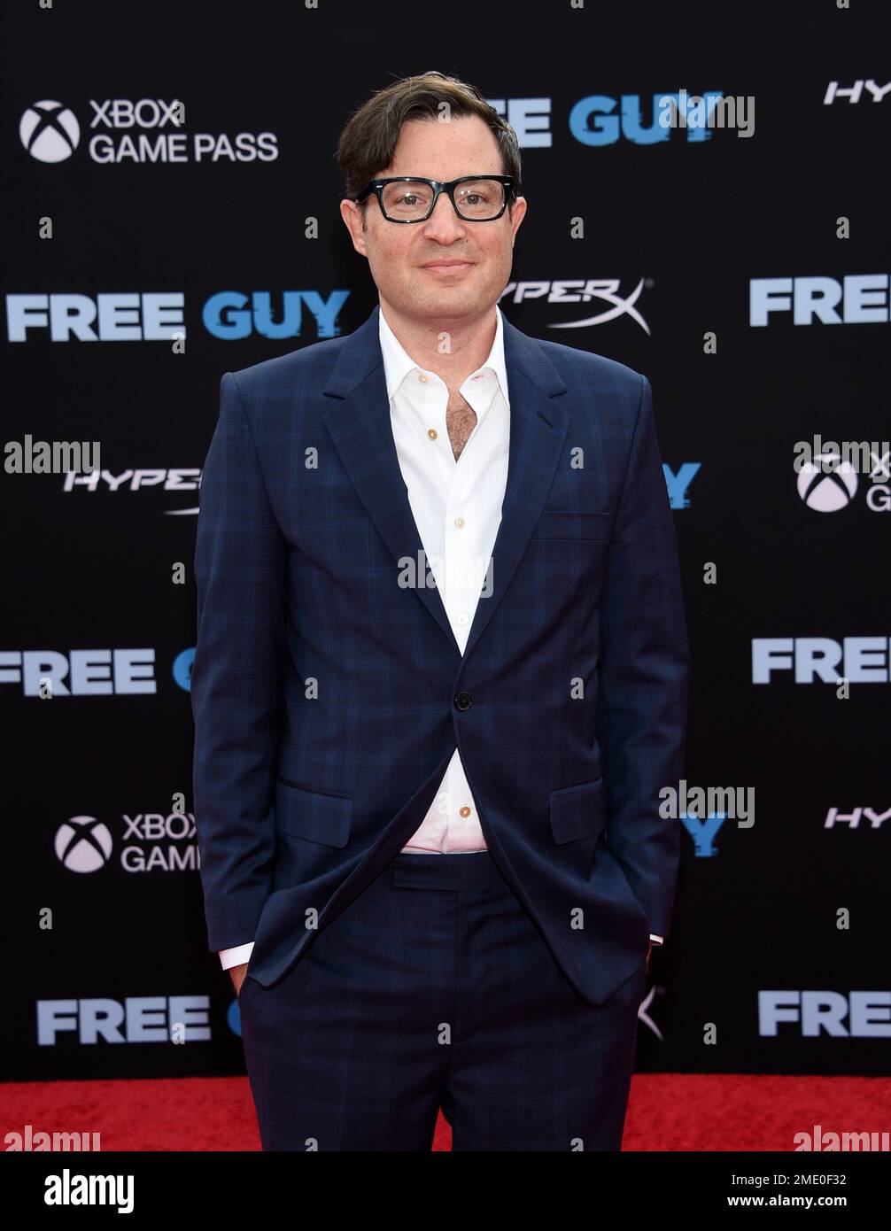 Screenwriter Matt Lieberman attends the world premiere of "Free Guy" at ...