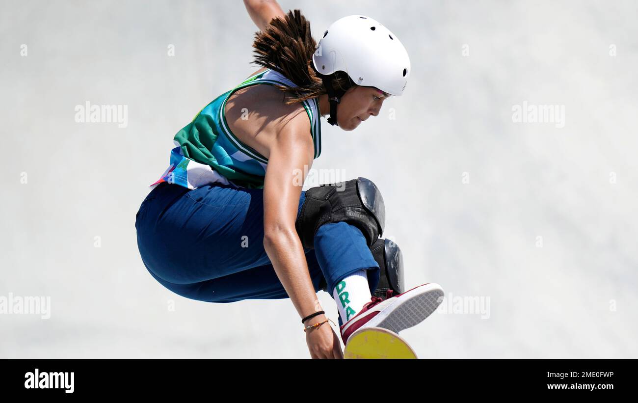 Isadora Rodrigues Pacheco of Brazil competes in the women's park ...