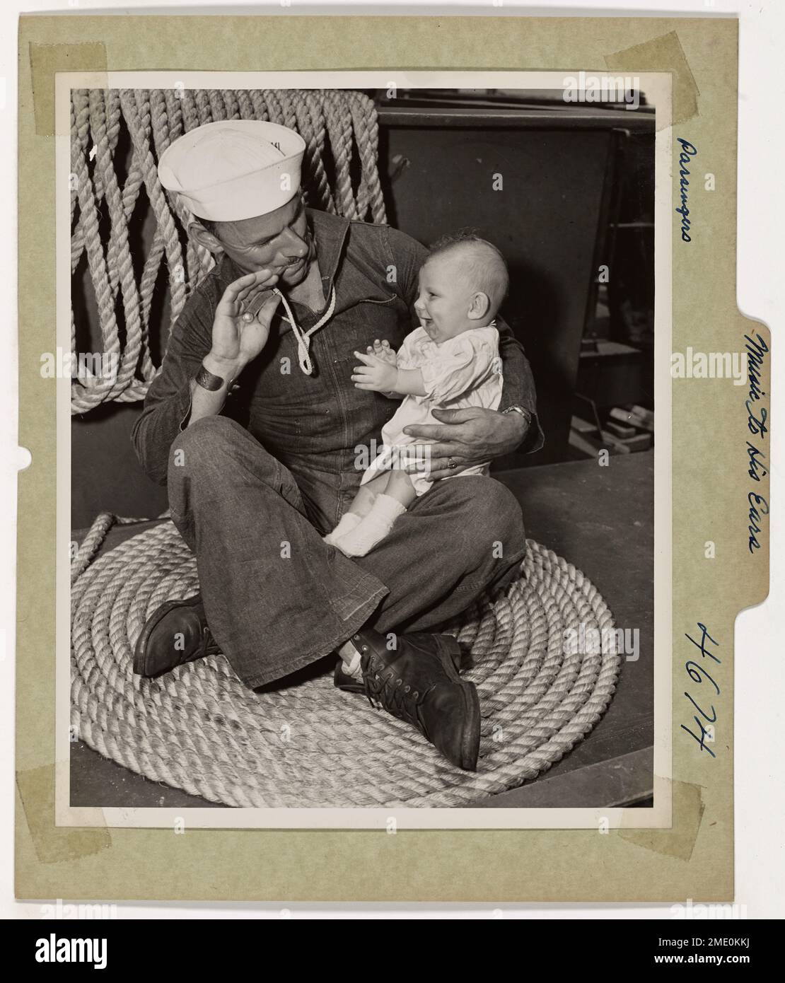 Music To His Ears. To Coast Guardsmen the shrill shriek of the bosun's ...