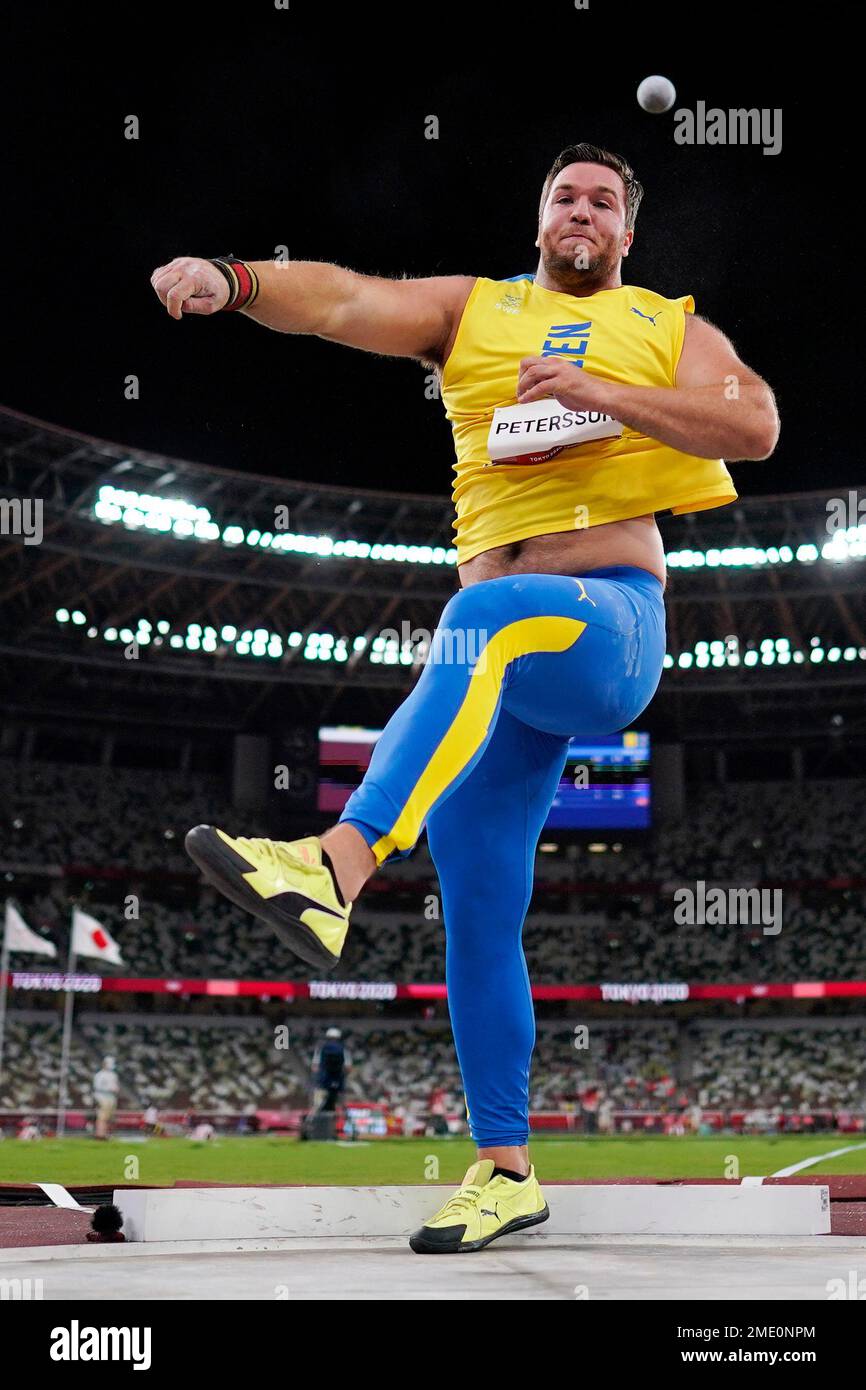 Wictor Petersson, of Sweden, competes in qualifications for the men's ...