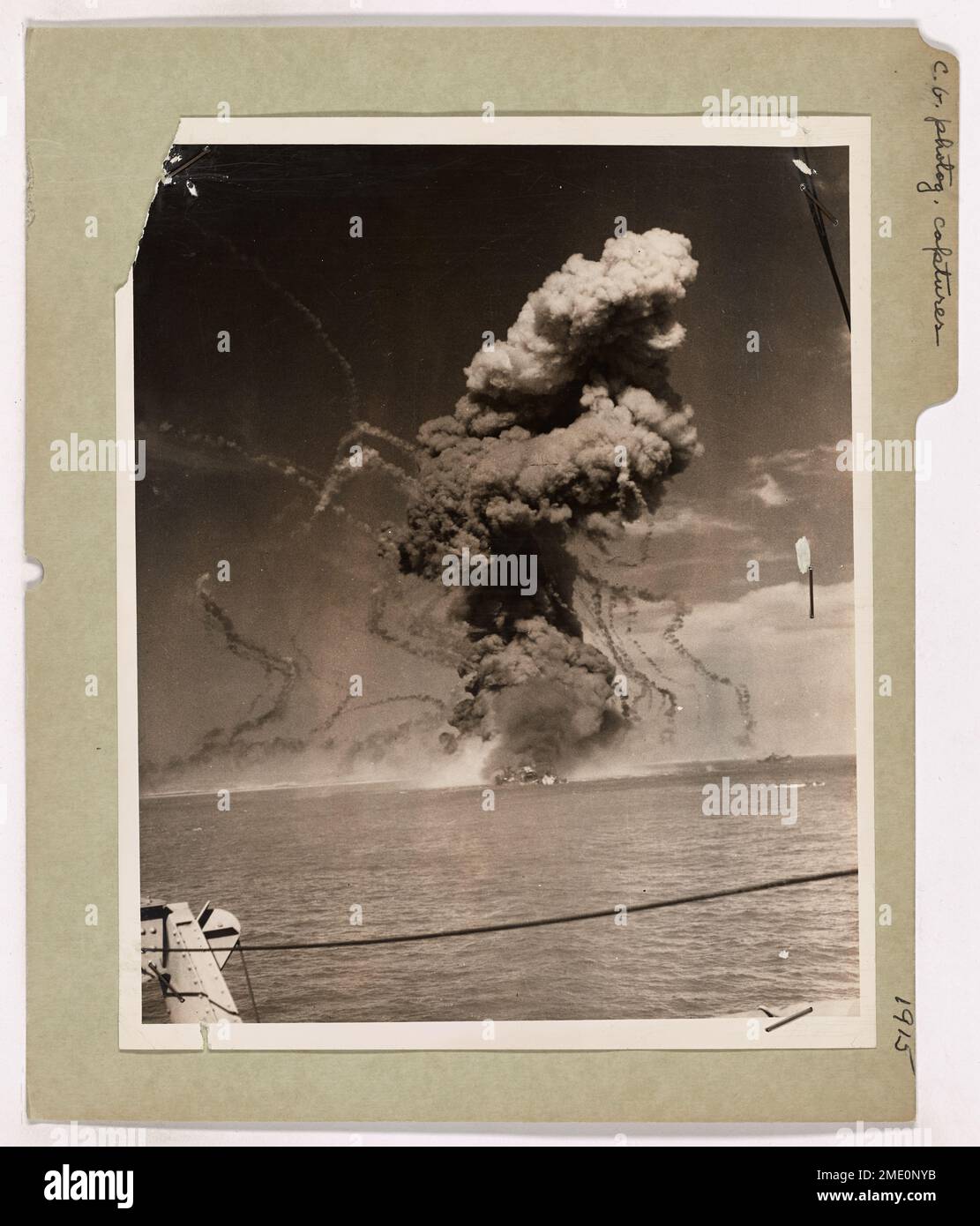 A Coast Guard combat photographer captures a dramatic moment when a ...