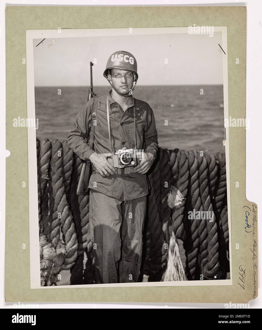 Coast Guard Combat Photographer Charles W. Cook of Ferguson, Missouri ...