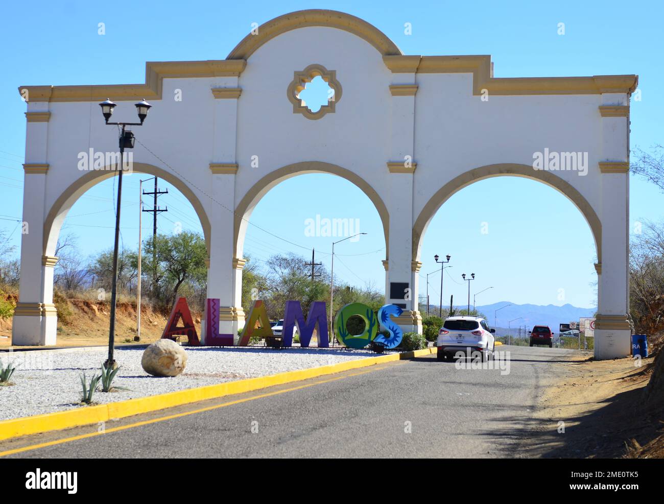 town of Alamos Sonora, Mexico. cultural festival Alfonso Ortiz Tirado ...