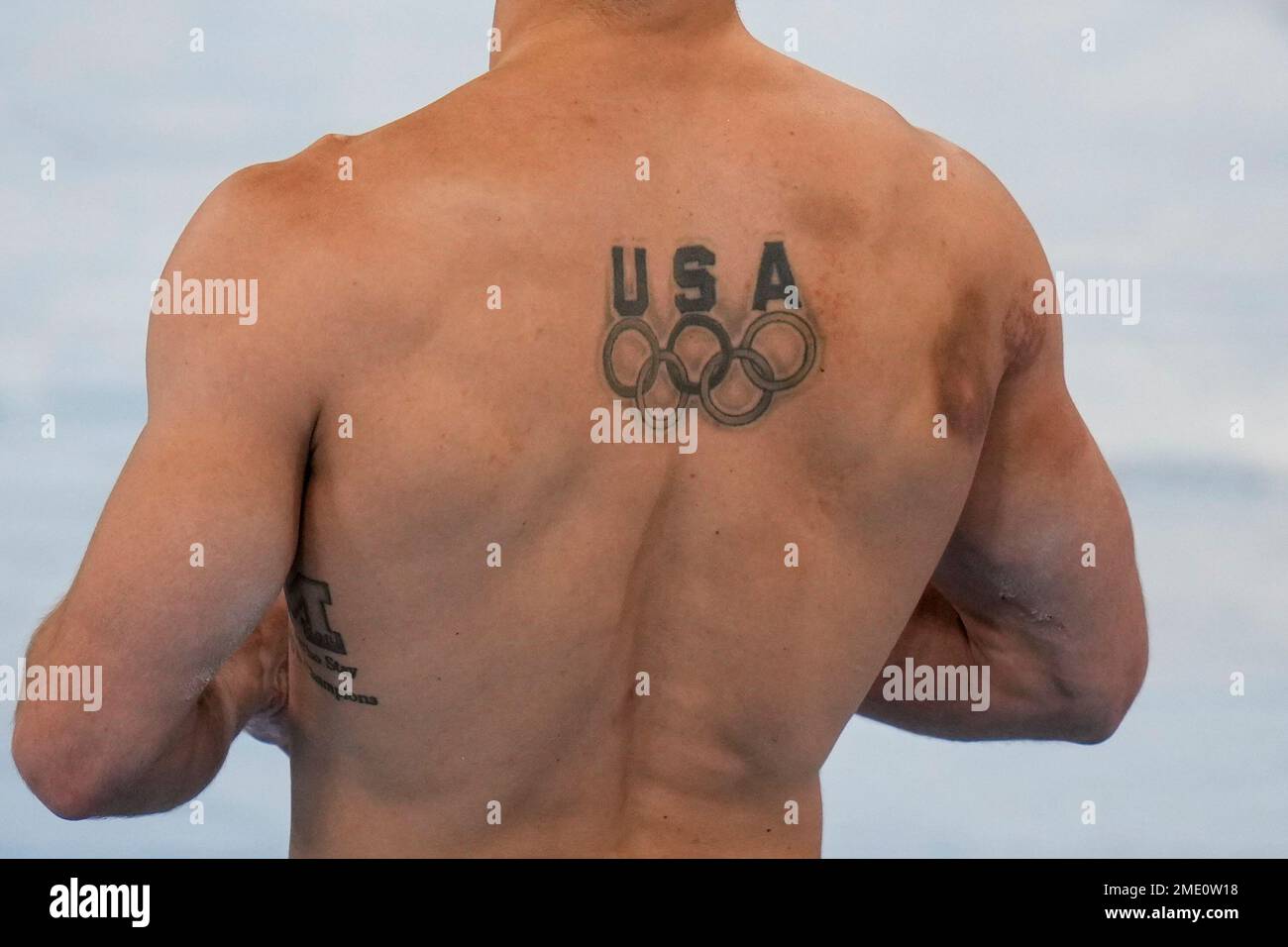 Samuel Mikulak, of the United States, warms up prior to the artistic ...