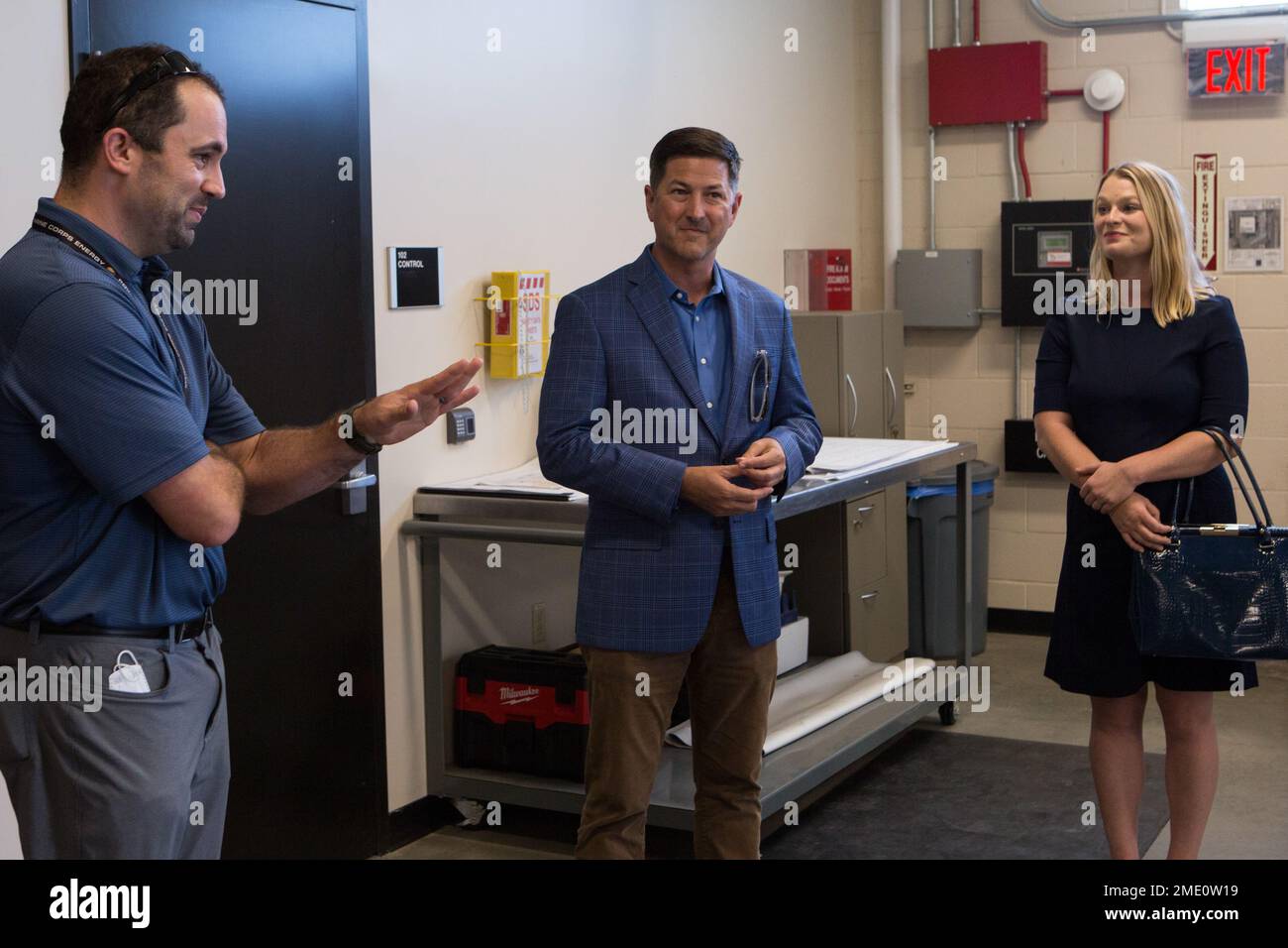 Mick Wasco, the Utilities and Energy Management Director of the Marine ...