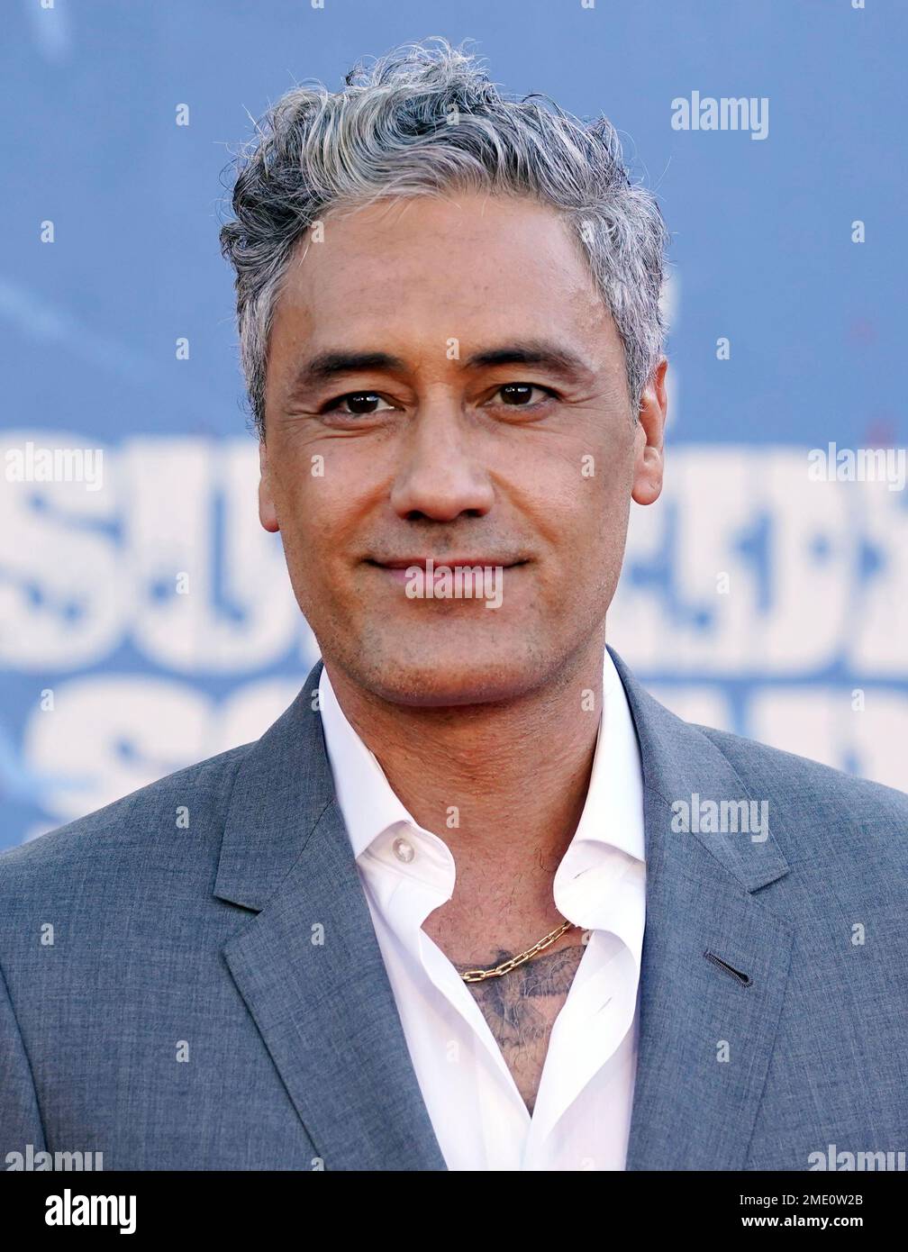Taika Waititi, a cast member in "The Suicide Squad," poses at the ...