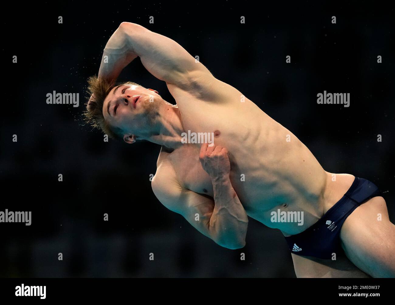 Jack Laugher of Britain competes in men's diving 3m springboard final ...