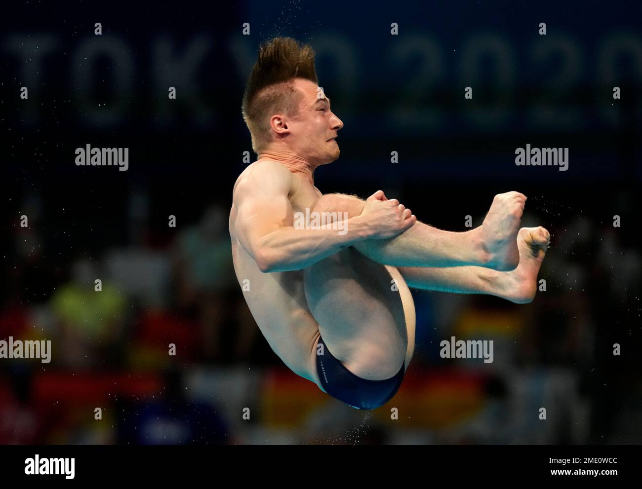 Jack Laugher of Britain competes in men's diving 3m springboard final ...