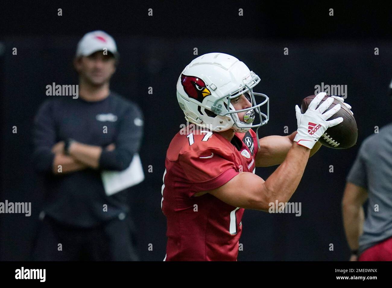 Arizona Cardinals wide receiver Andy Isabella makes a catch during NFL ...