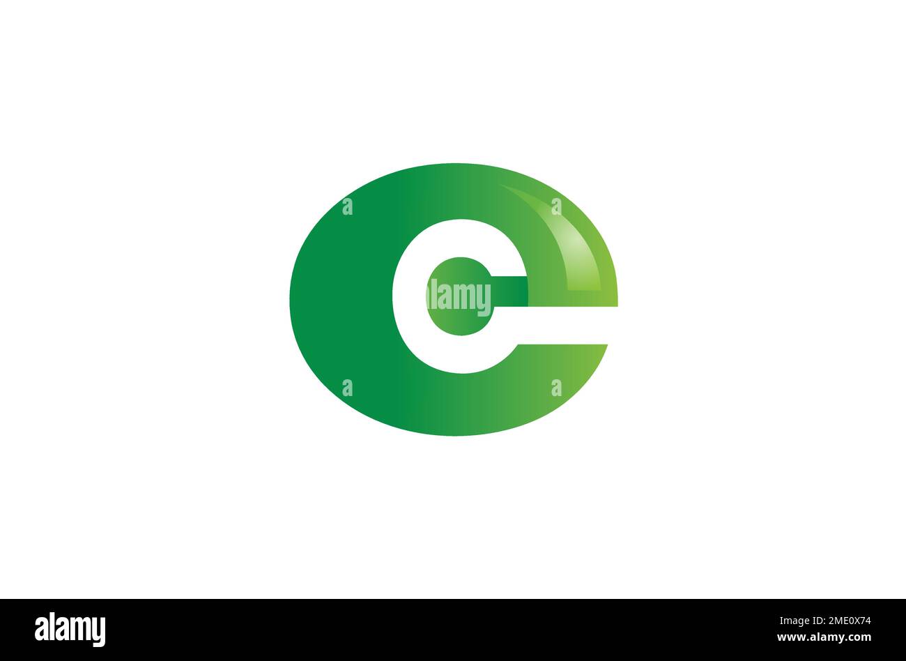 Eco Natural Letter E Green Leaf Logo Vector Symbol Design Illustration ...