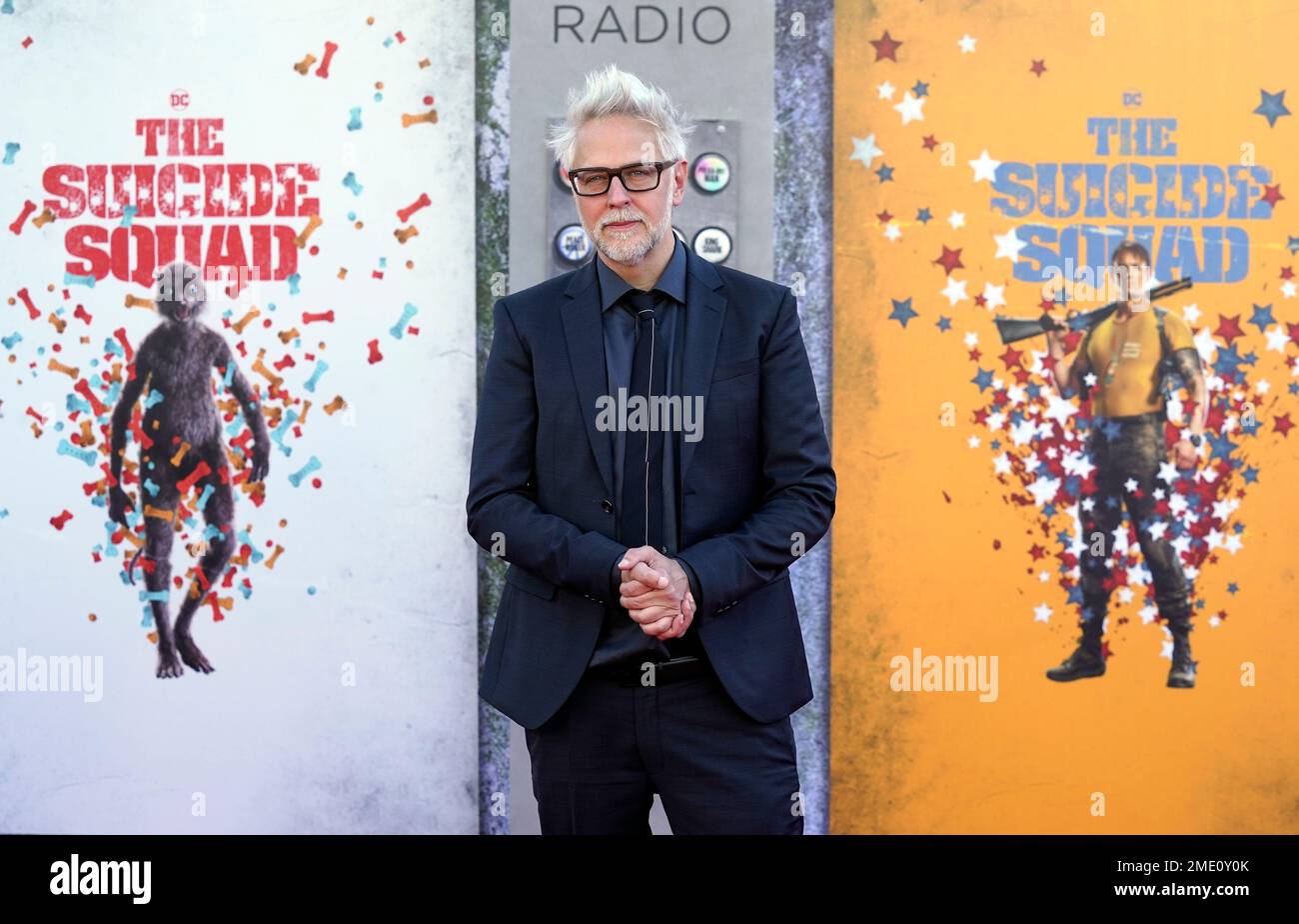 James Gunn, writer/director of "The Suicide Squad," poses at the ...