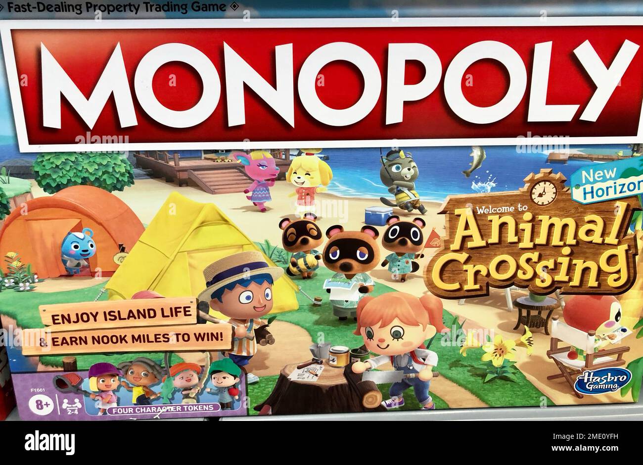 Monopoly board game Animal Crossing Stock Photo - Alamy
