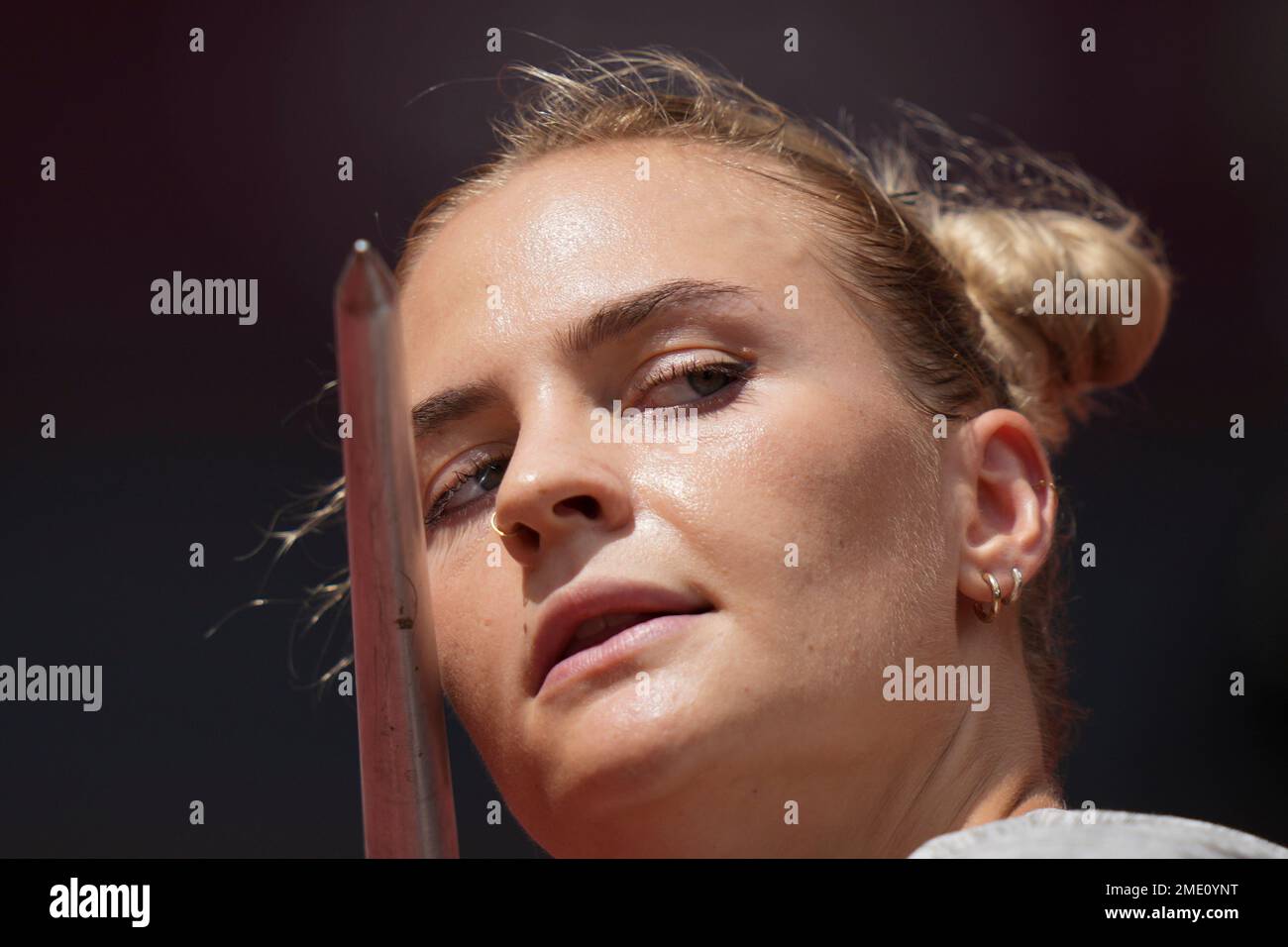 Victoria Hudson, of Austria, competes in qualifications for the women's ...