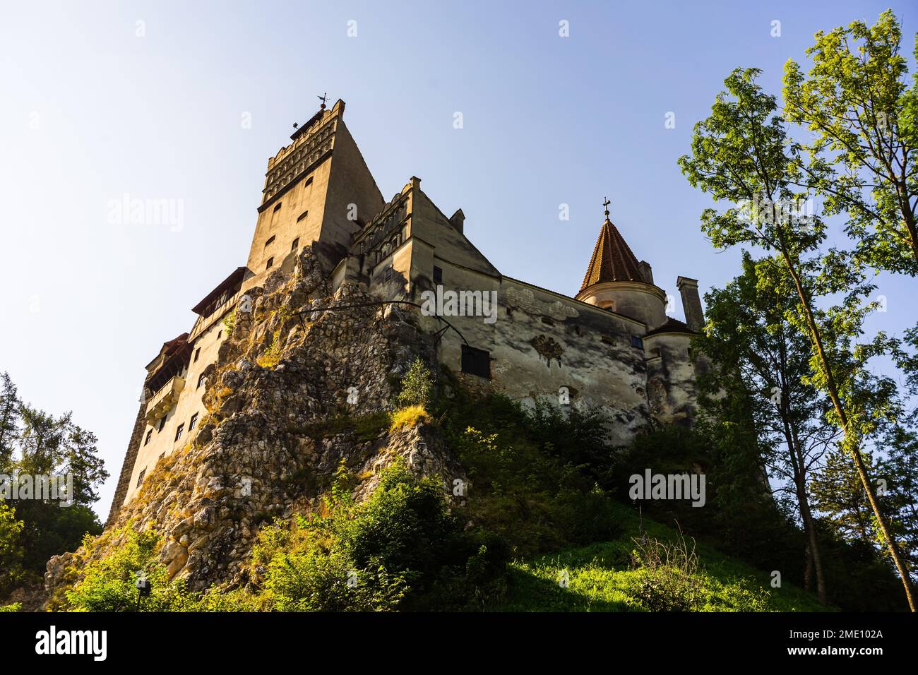 Legendary Bran Castle - Dracula Castle of Transylvania Stock Photo - Alamy