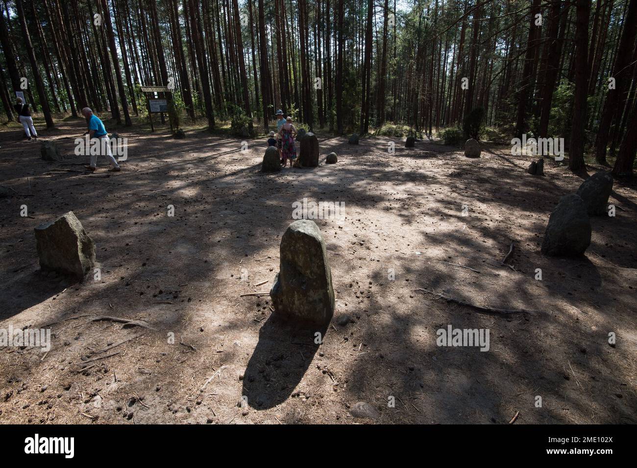Stone Cirle of Prehistoric Goth burial ground Rezerwat przyrody ...