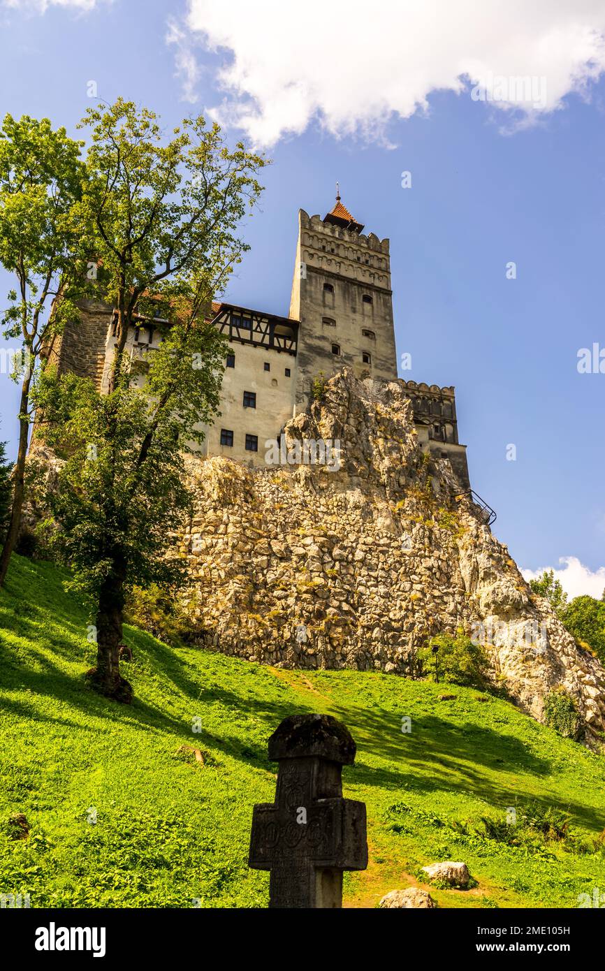 Legendary Bran Castle - Dracula Castle of Transylvania Stock Photo - Alamy
