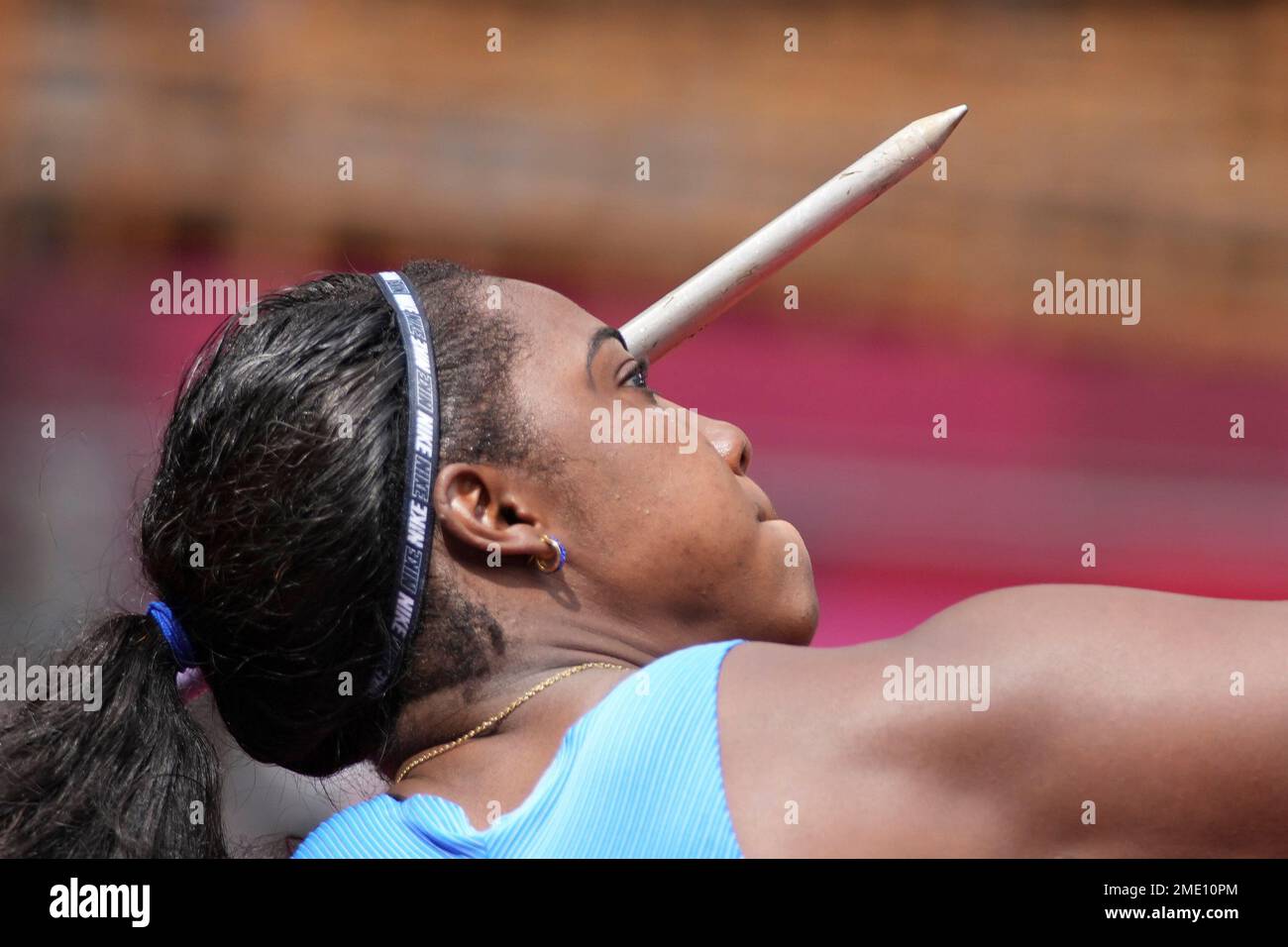Maria Murillo, of Colombia, competes in qualifications for the women's ...