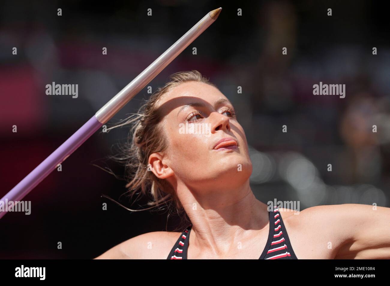 Elizabeth Gleadle, of Canada, competes in qualifications for the women ...