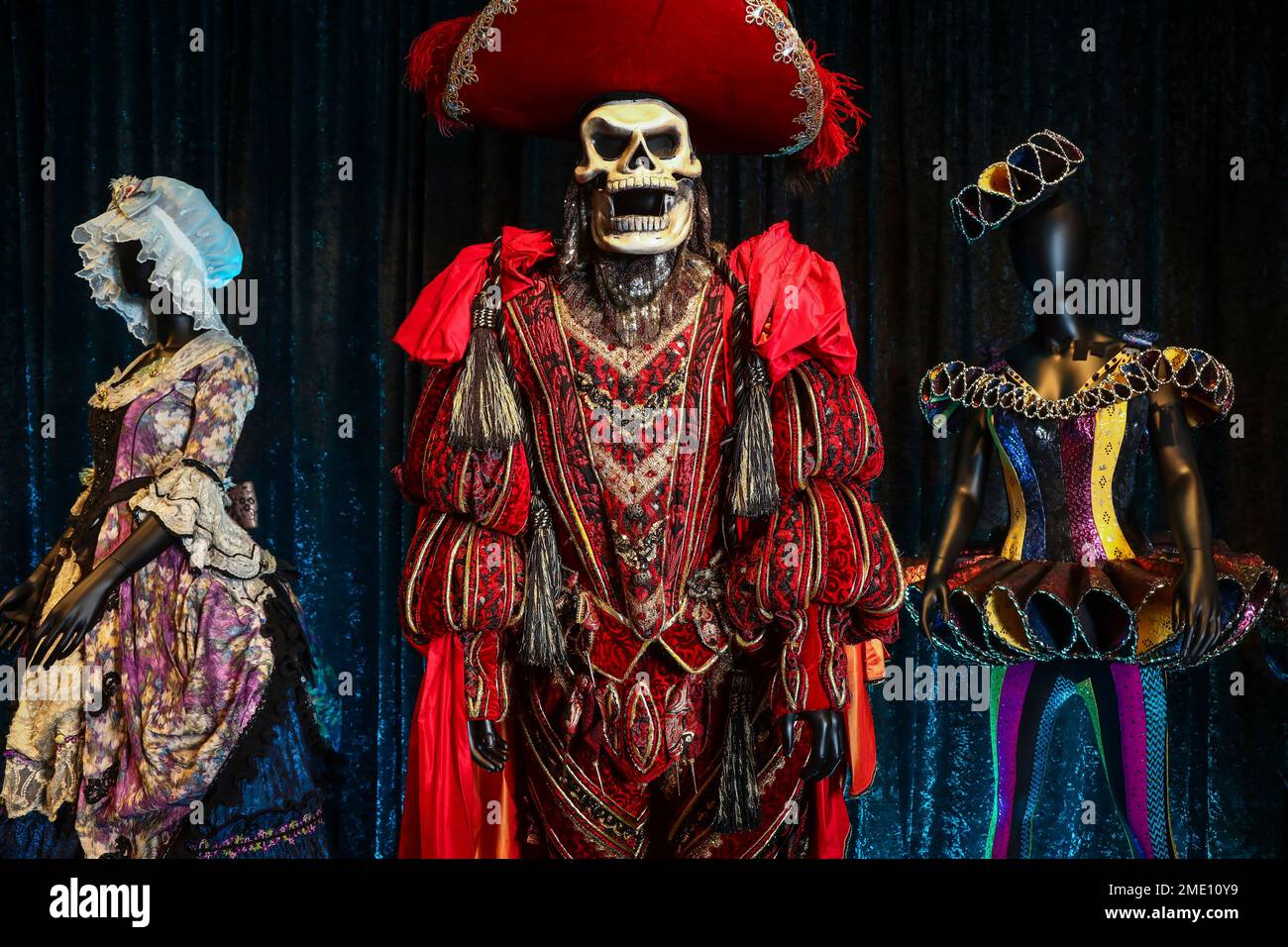 Costumes from the Broadway musical "The Phantom of the Opera" are ...