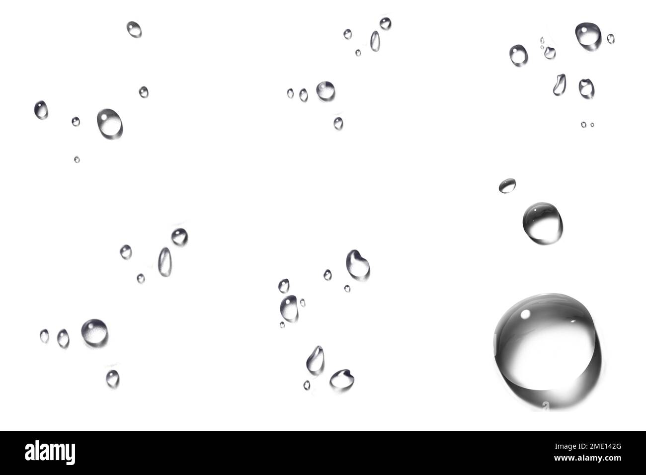 Shiny water droplet Cut Out Stock Images & Pictures - Alamy