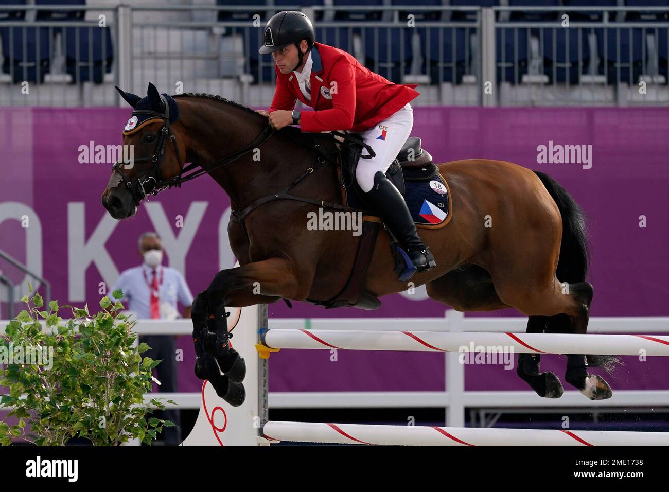 Czech Republic's Miloslav Prihoda Jr, riding Ferreolus Lat, competes ...