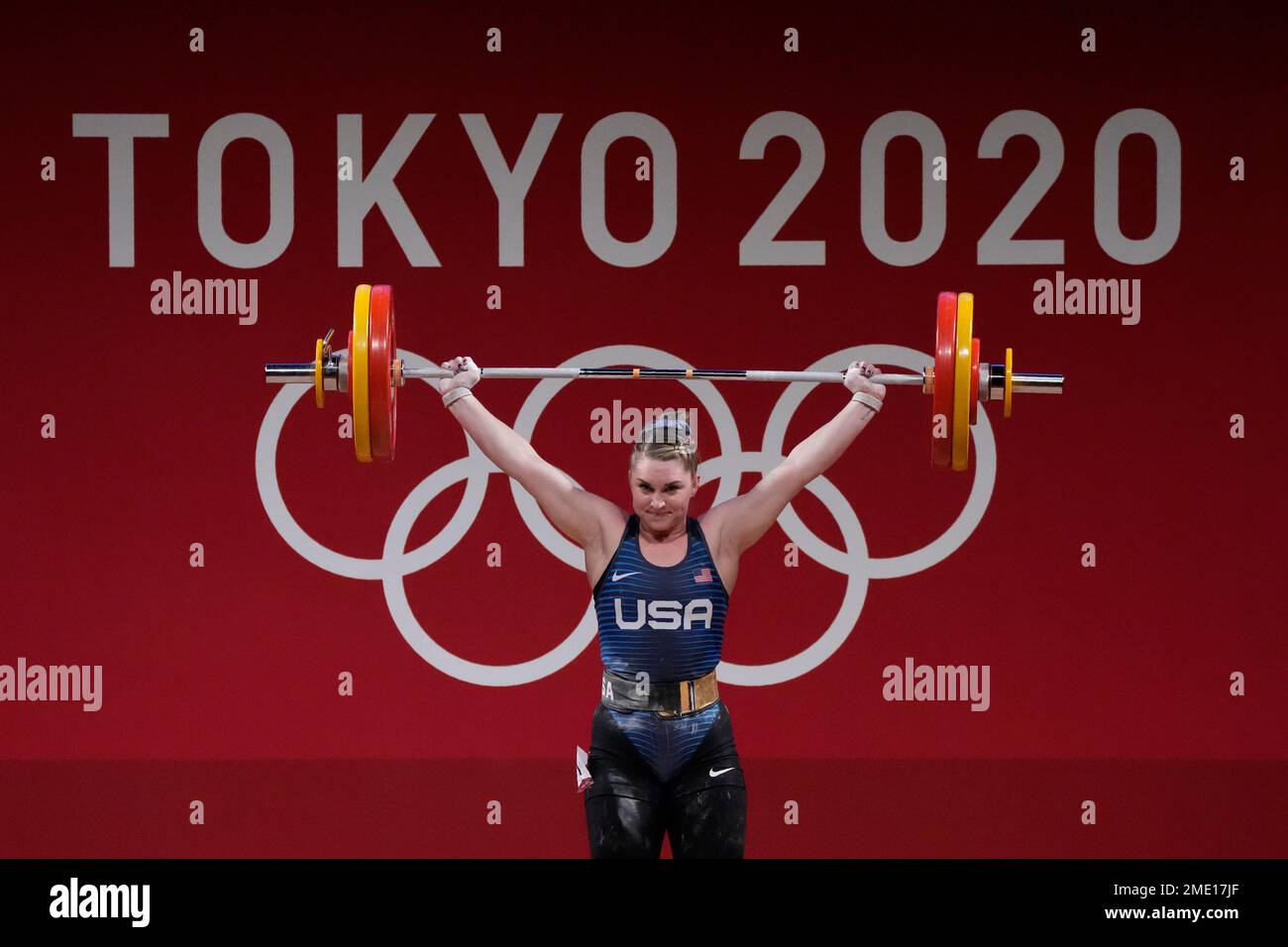 Martha Ann Rogers of the United States competes in the women's 87kg ...
