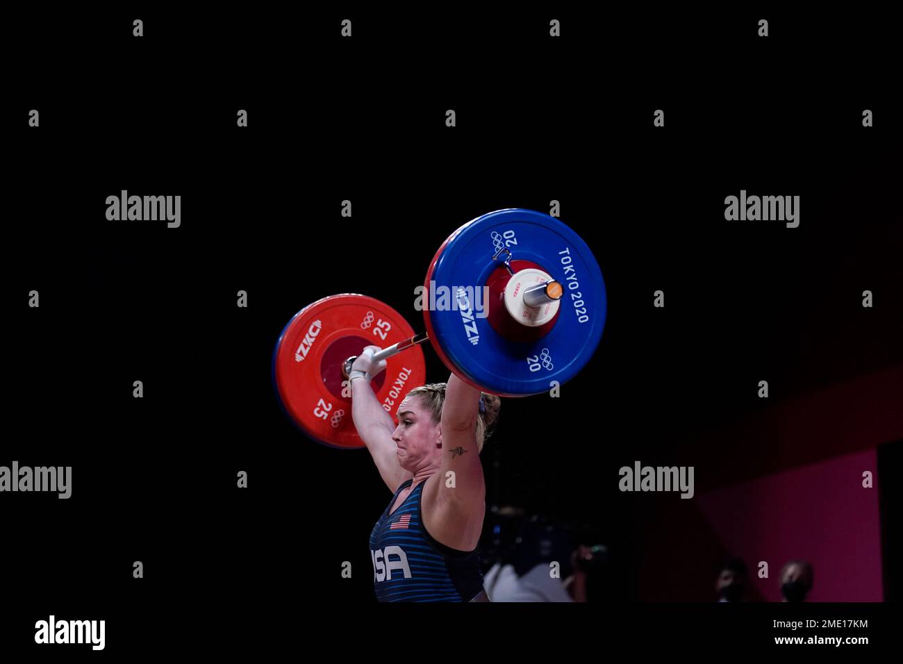 Martha Ann Rogers of the United States competes in the women's 87kg ...