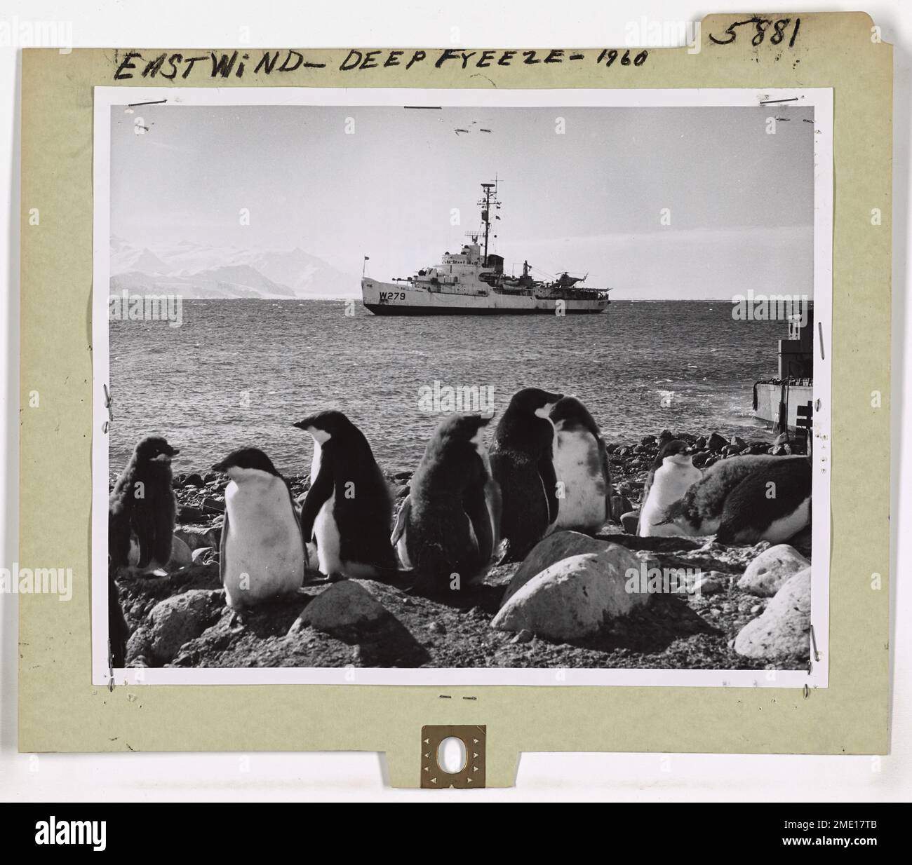 The U.S. Coast Guard icebreaker Eastwind assists Navy Task Force 43 ...