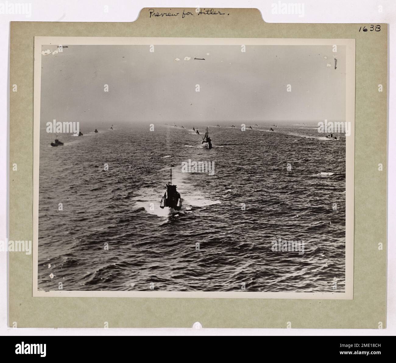 LCI (Landing Craft Infantry) vessels are shown off the Atlantic coast ...