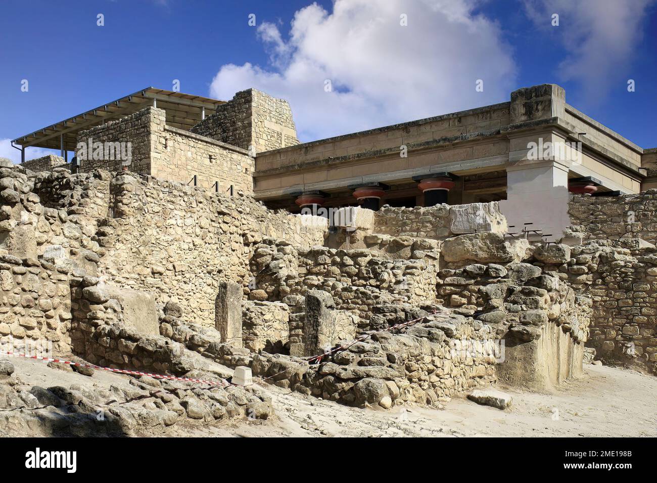 The archaeological site of Knossos, the city ruled by Minos, capital of ...