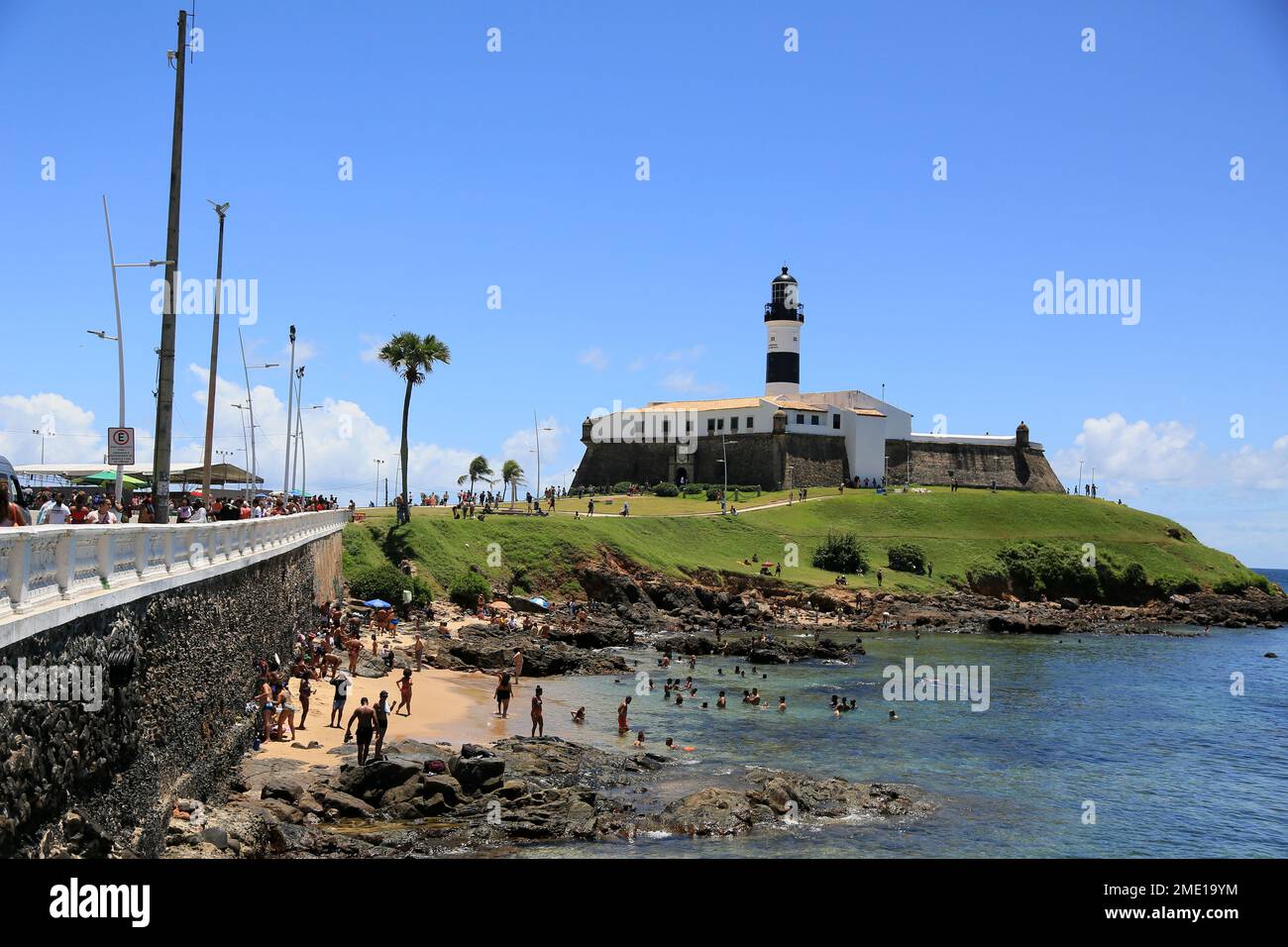 salvador, bahia, brazil - january 15, 2023: view of fort of Santo ...