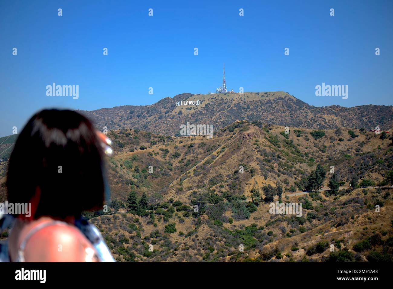 A day a Griffith Observatory Stock Photo - Alamy