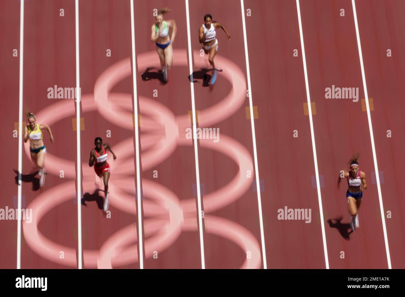 Jenna Prandini Of United States Wins Her Heat During The Semifinals