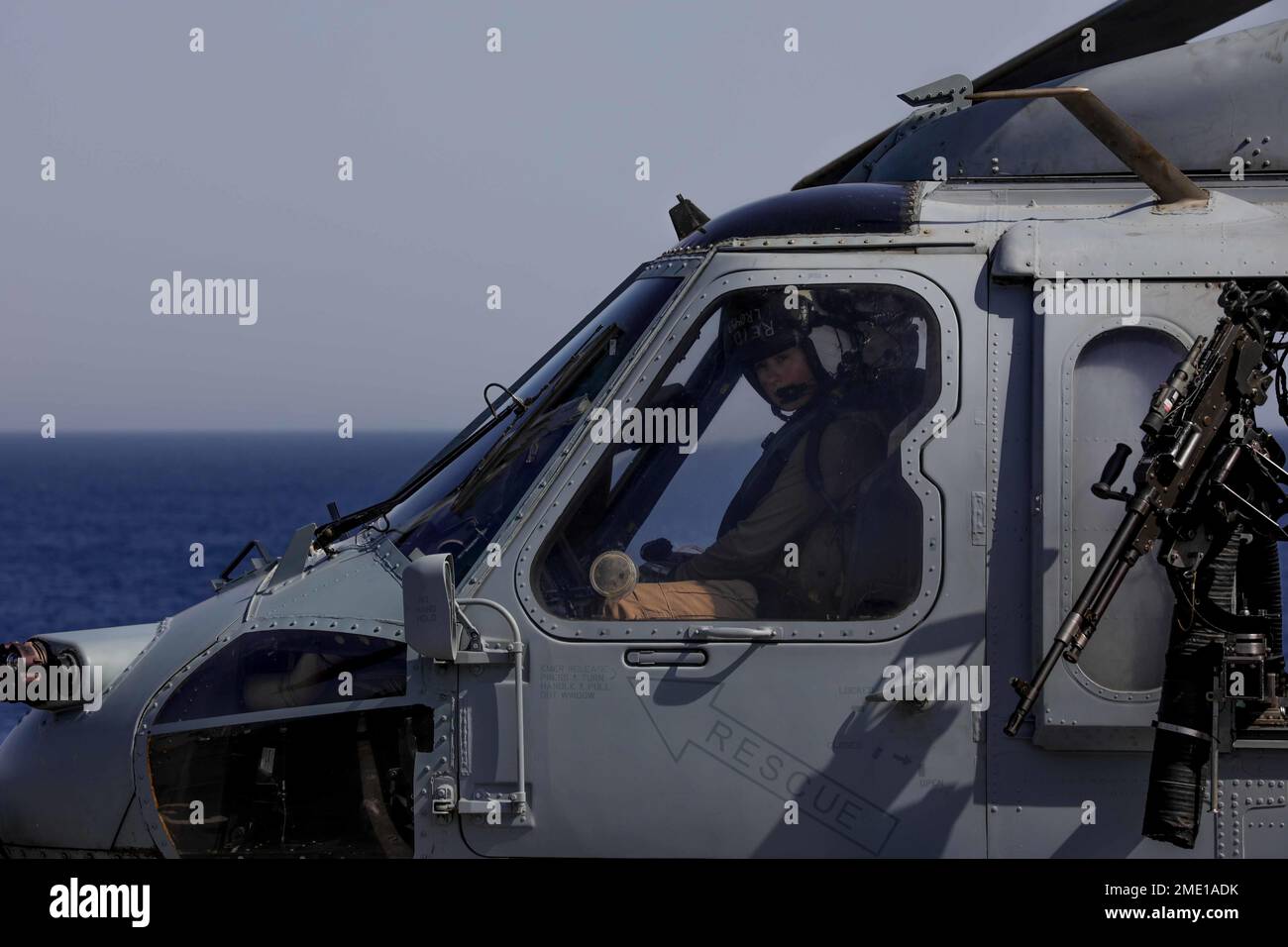220726-A-EQ028-1044 GULF OF ADEN (July 26, 2022) Lt. Lena Reid, assigned to Helicopter Sea ...