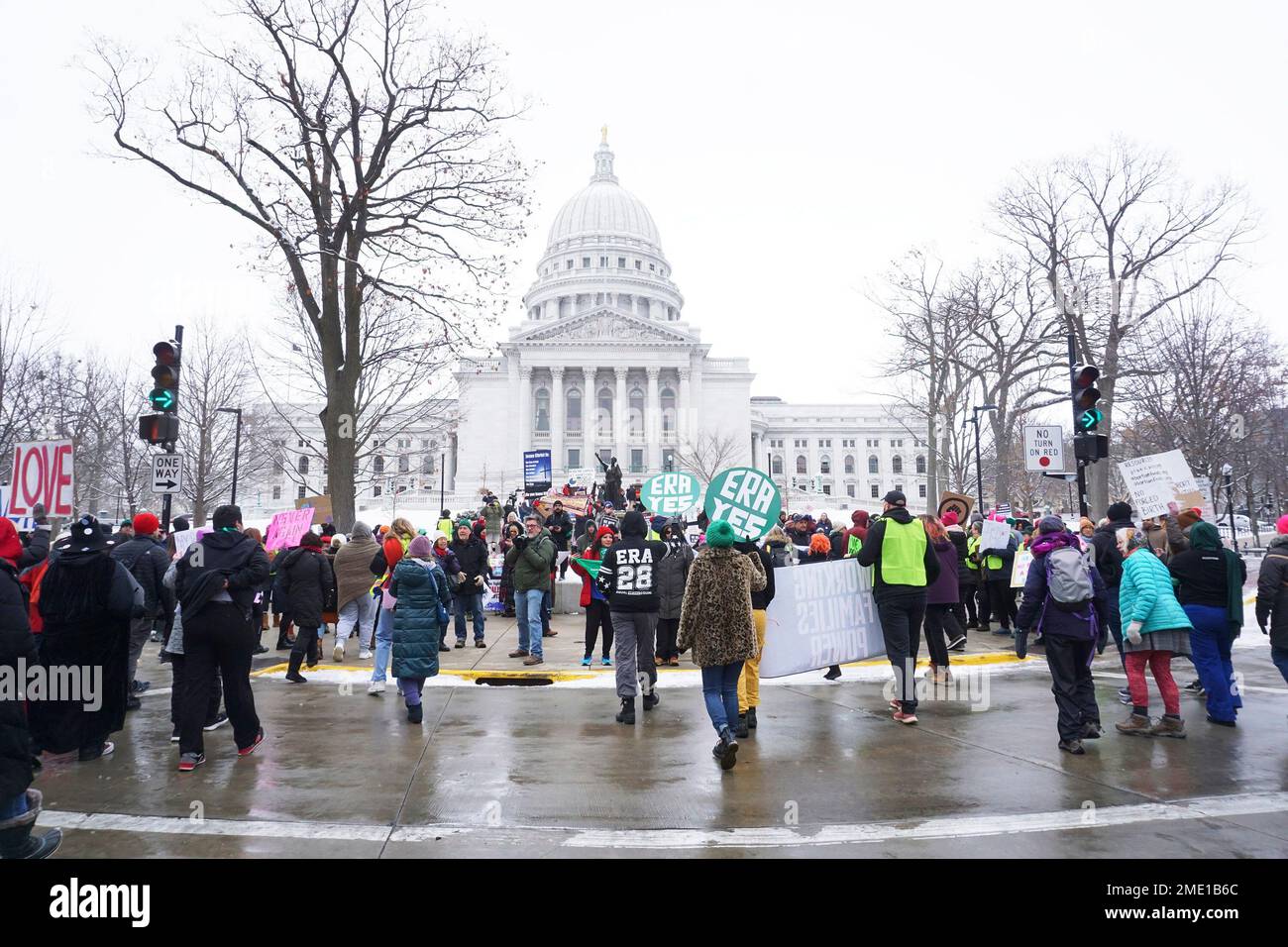Bigger Than Roe March, Madison, Wisconsin, January 22, 2023 Stock Photo ...