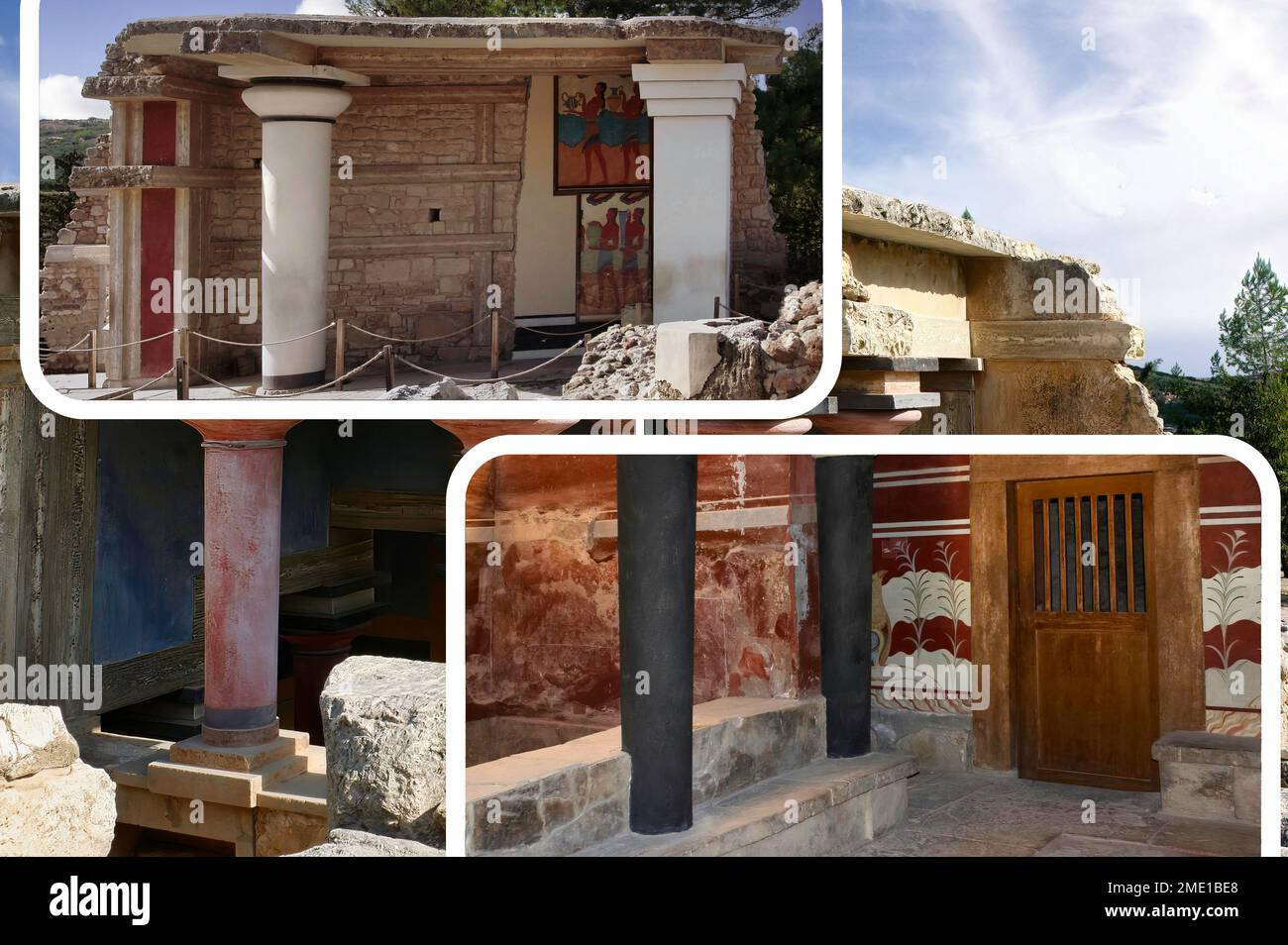 The archaeological site of Knossos, the city ruled by Minos, capital of ...