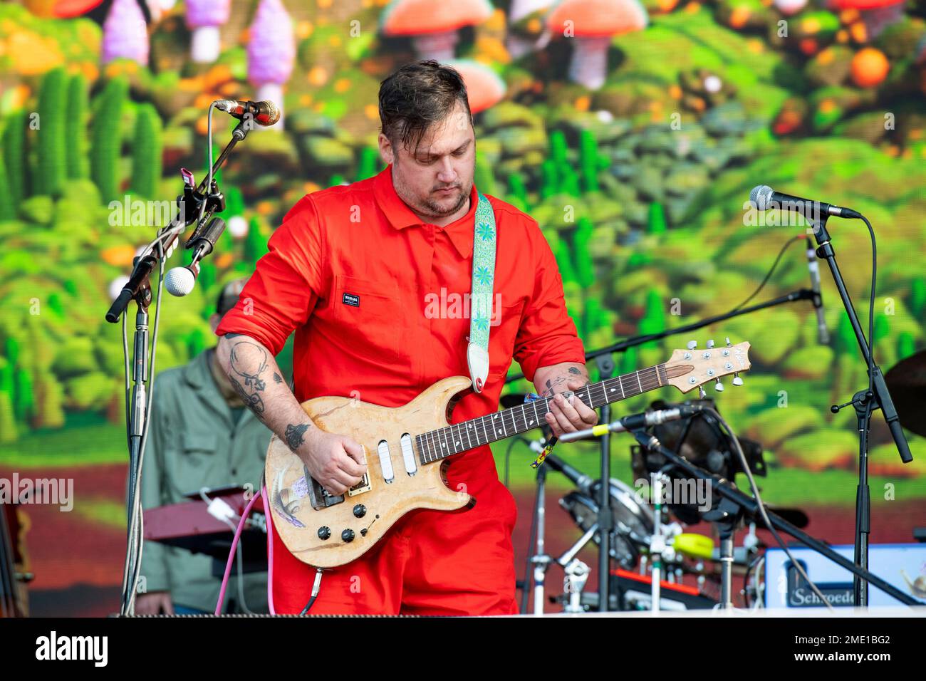 Isaac Brock of Modest Mouse performs on day four of the Lollapalooza ...